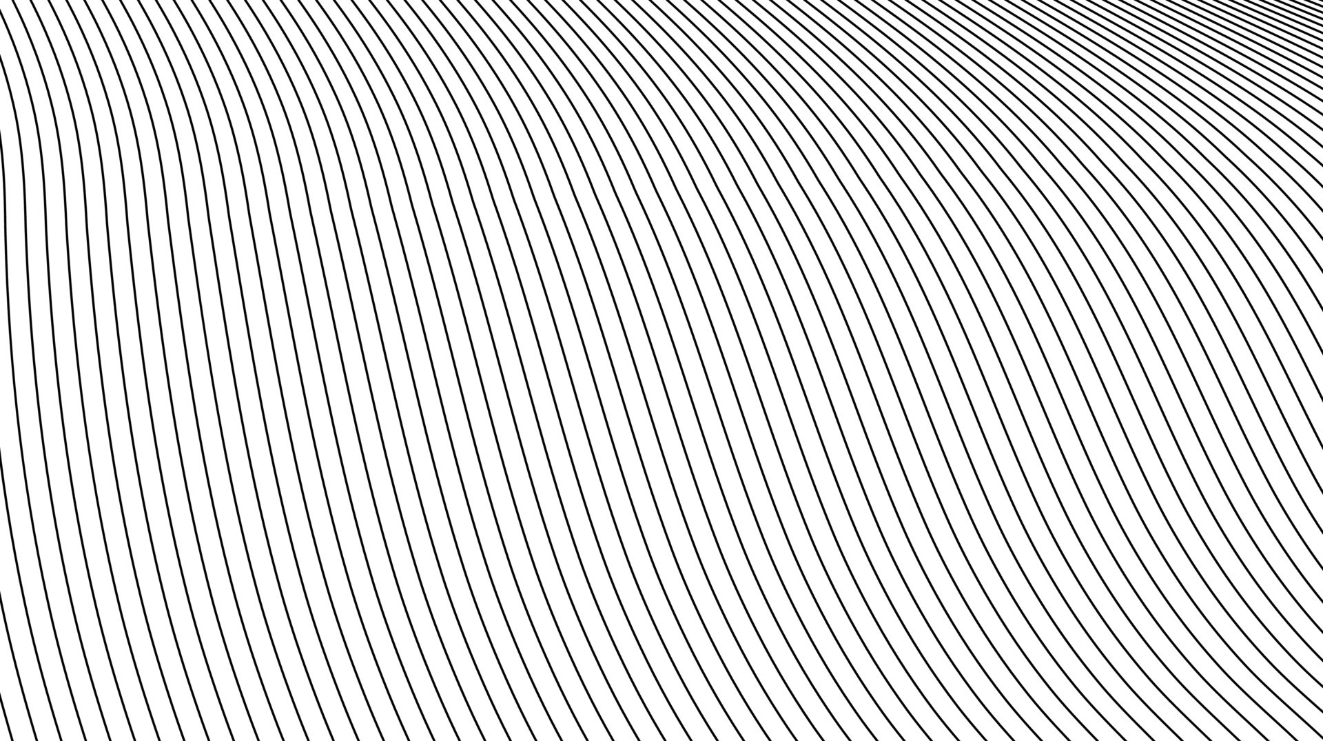 Simple Minimalistic Topographic Lines Abstract Pattern Of Gray Lines On White Background