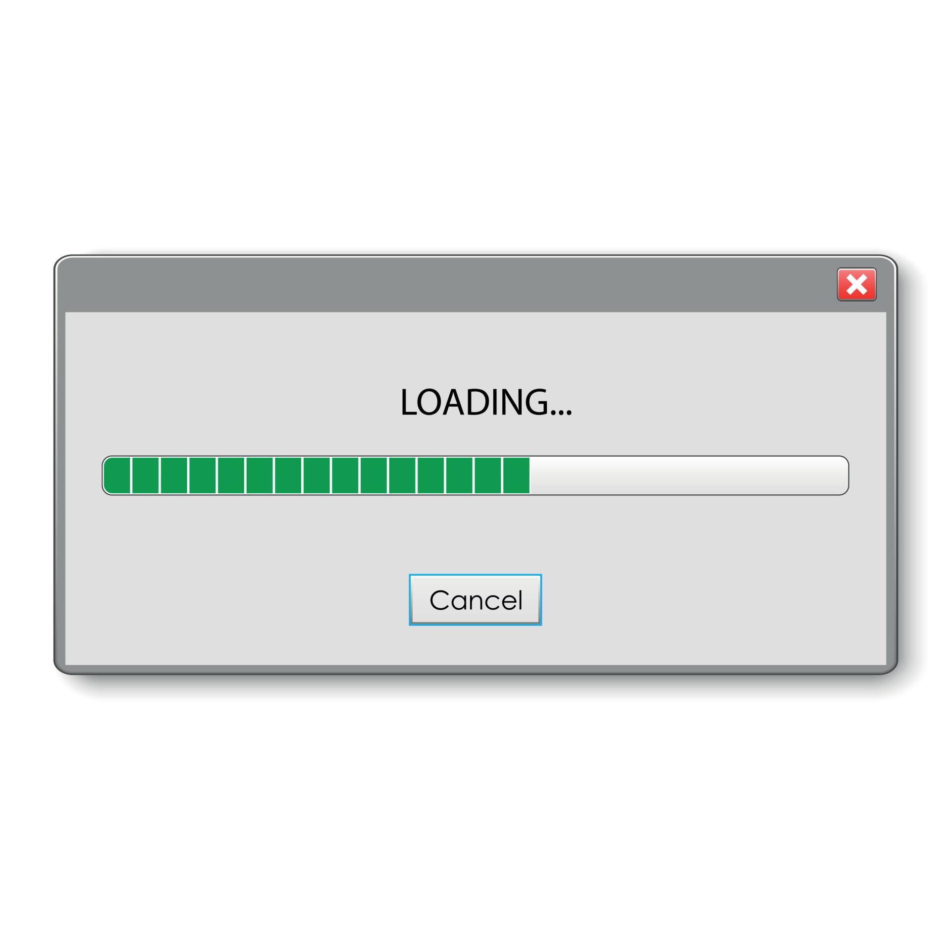 Loading Bar vector illustration 11179824 Vector Art at Vecteezy