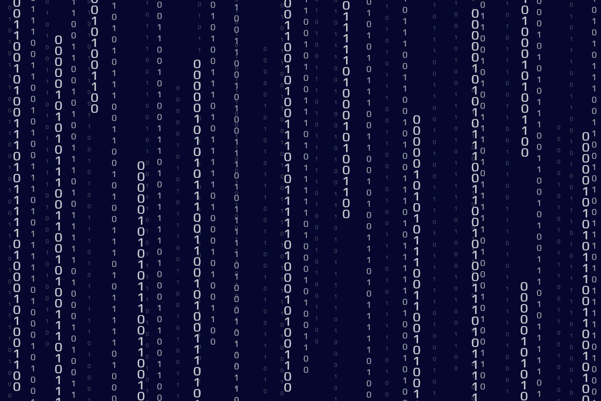 streaming binary code background 11179829 Vector Art at Vecteezy