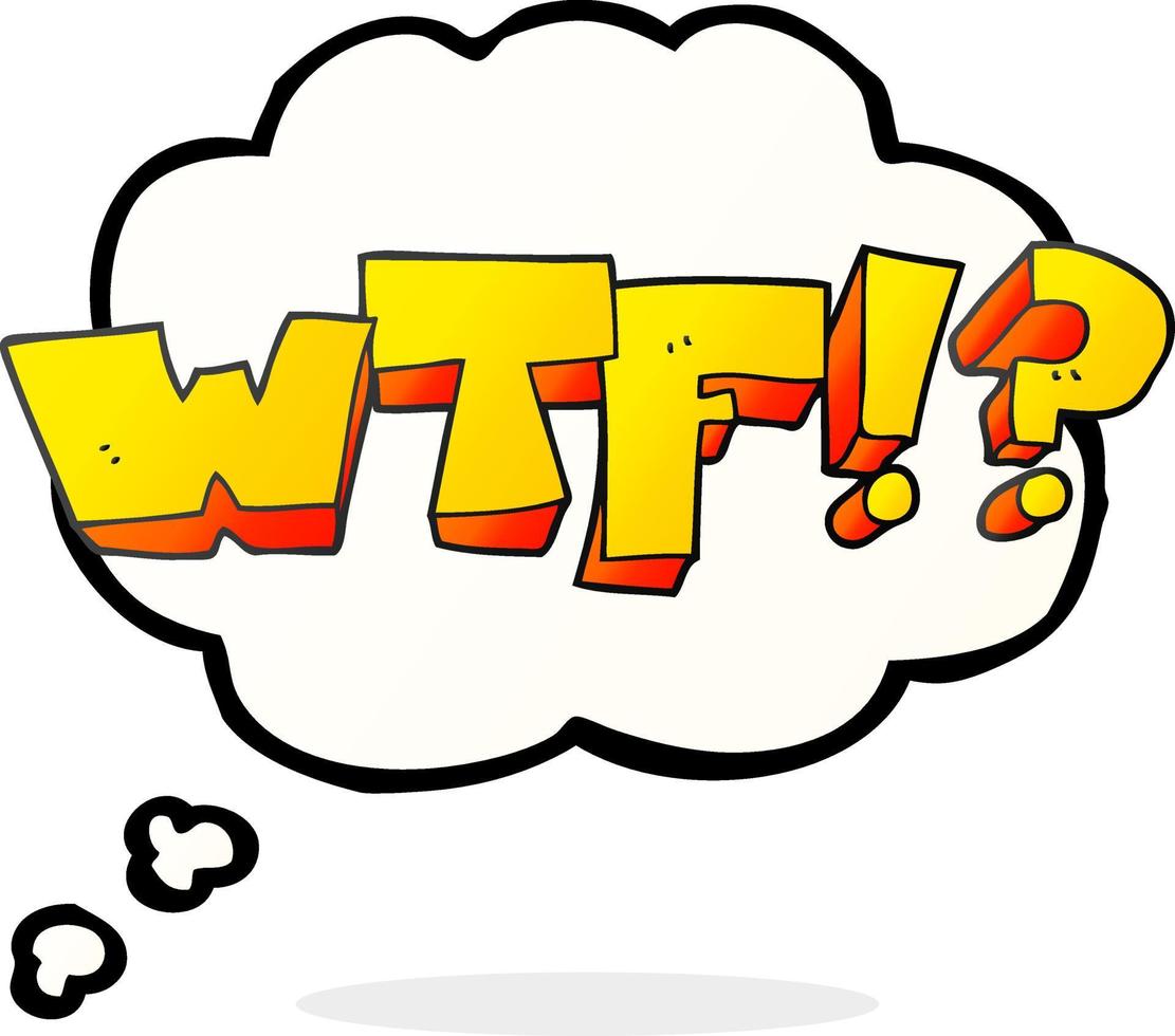 freehand drawn thought bubble cartoon WTF symbol 11183055 Vector Art at ... freehand drawn thought bubble cartoon WTF symbol 11183055 Vector Art at ...