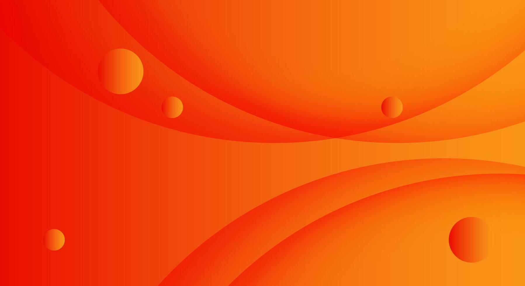 Minimal Geometric Background Orange Elements With Fluid Gradient For