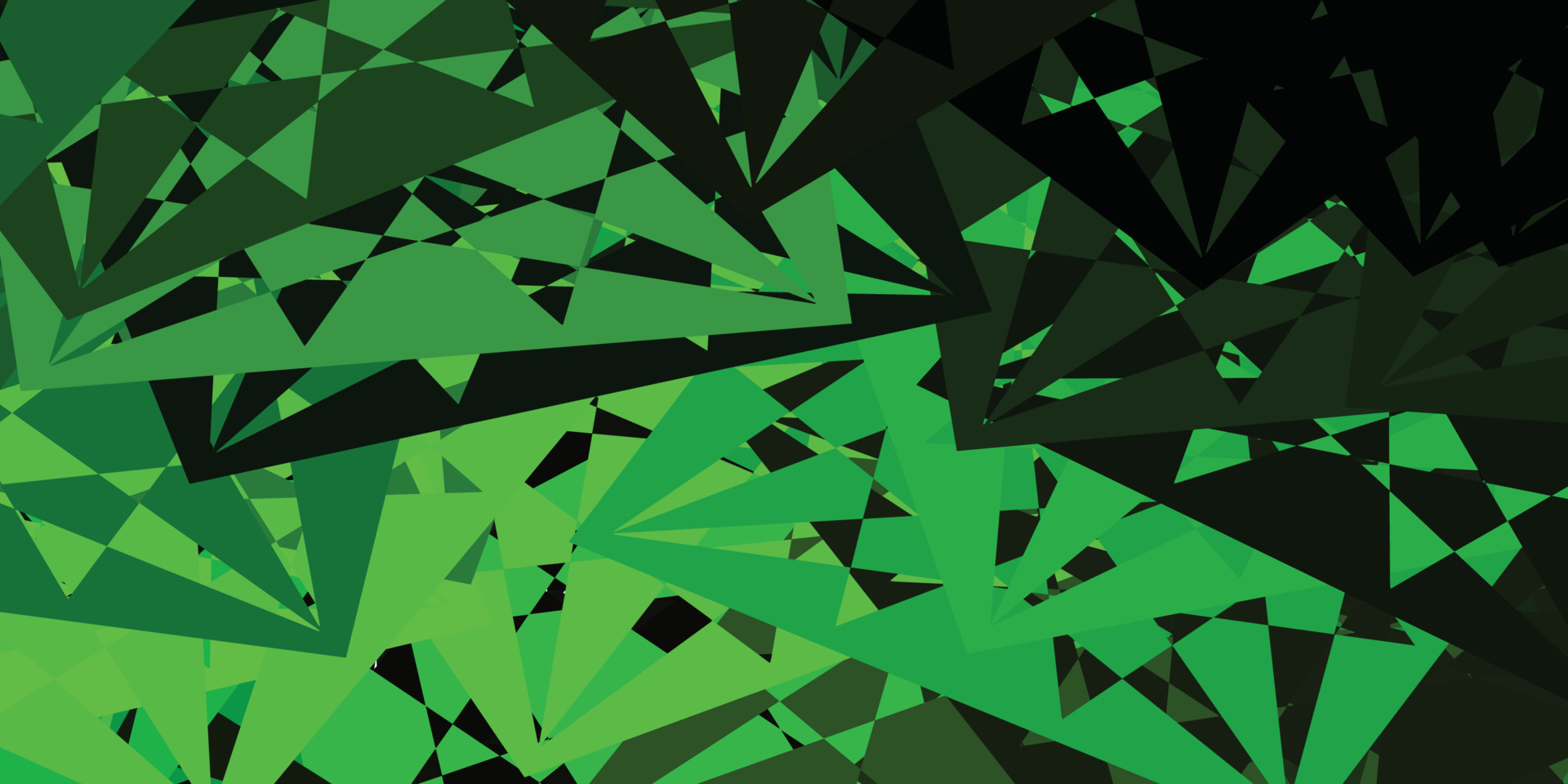 Dark Green Vector Pattern With Polygonal Shapes 11189209 Vector Art At