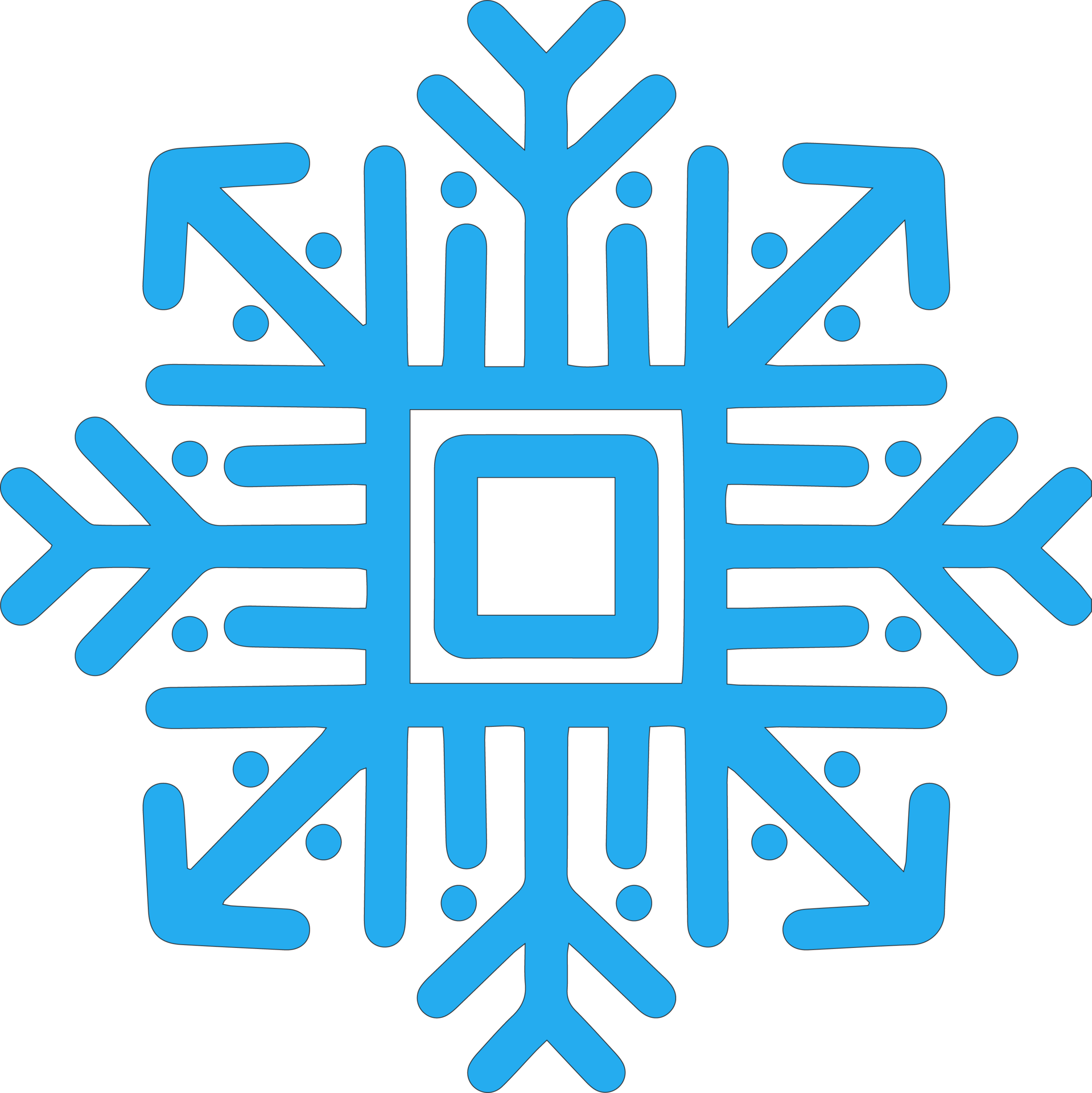 Snowflake Icon Christmas 11191776 Png