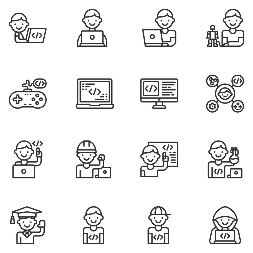 kids coding icon vector , studying, game, development, robotics ... kids coding icon vector , studying, game, development, robotics ...