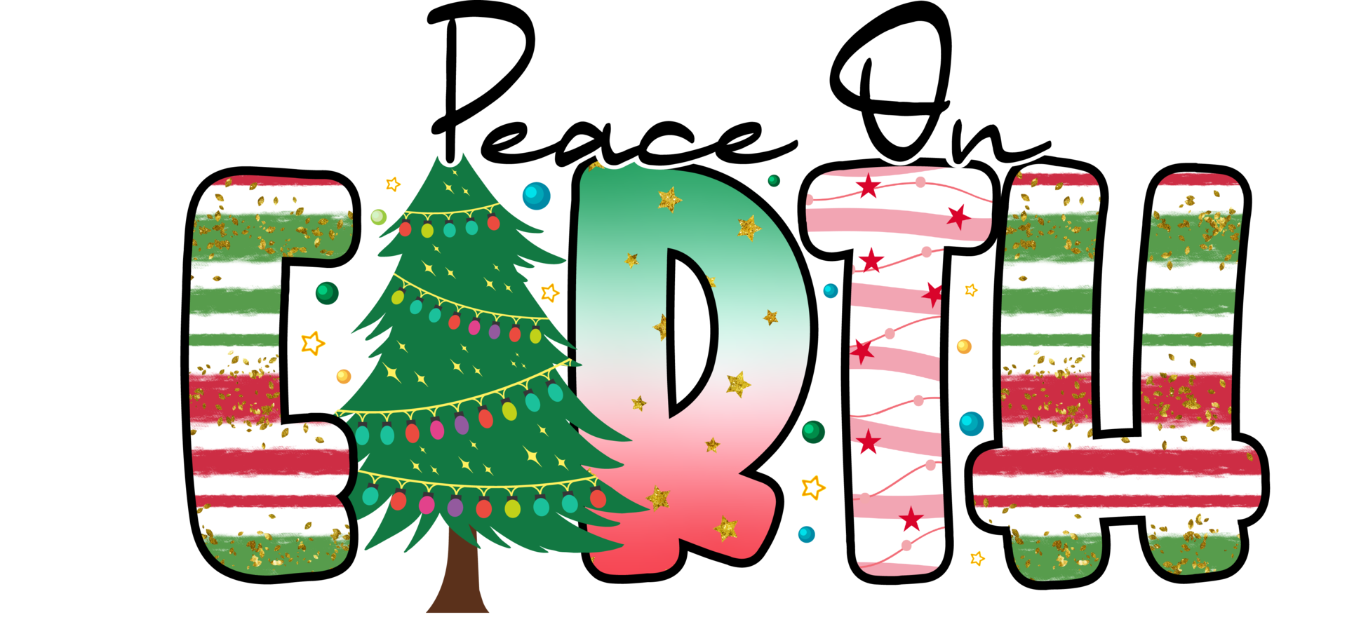 Peace On Earth Christmas Signs