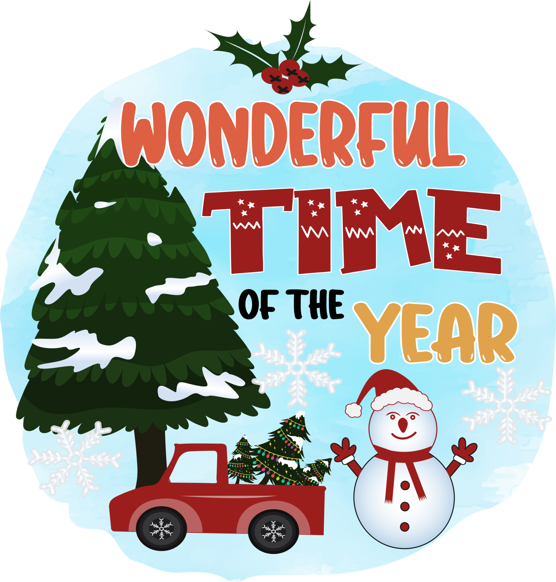 Wonderful Time Of The Year Christmas Sublimation Design Perfect On T wonderful-time-of-the-year-christmas-sublimation-design-perfect-on-t