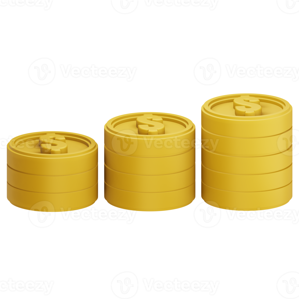 3d rendering stack dollar coin 11199318 PNG 3d rendering stack dollar coin 11199318 PNG