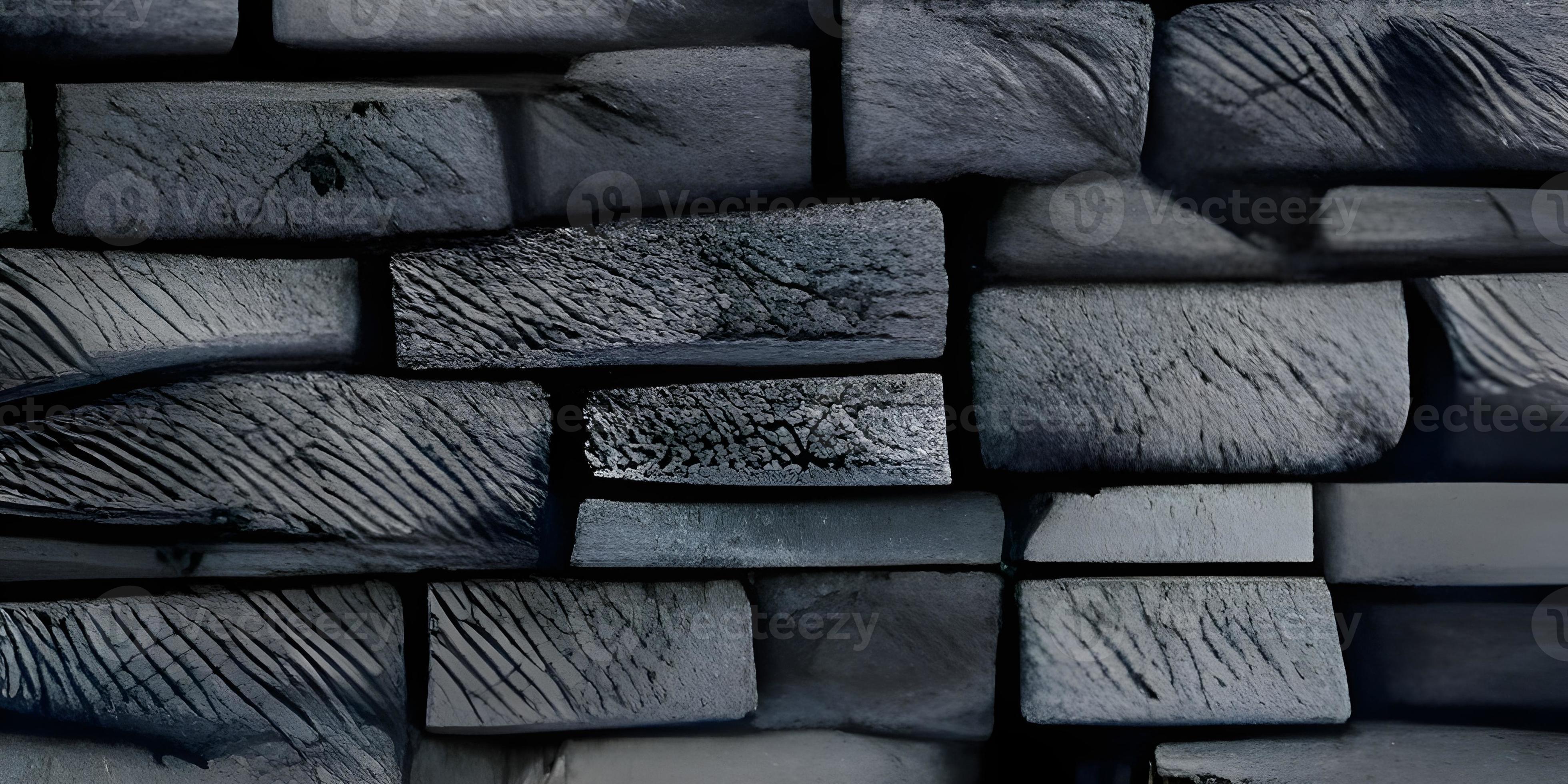 pared de ladrillo negro de textura y fondo de piedra oscura, imagen amplia del suelo de piedra ...