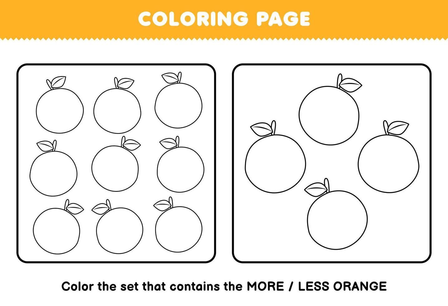 juego educativo para niños página para colorear más o menos imagen de ... juego educativo para niños página para colorear más o menos imagen de ...
