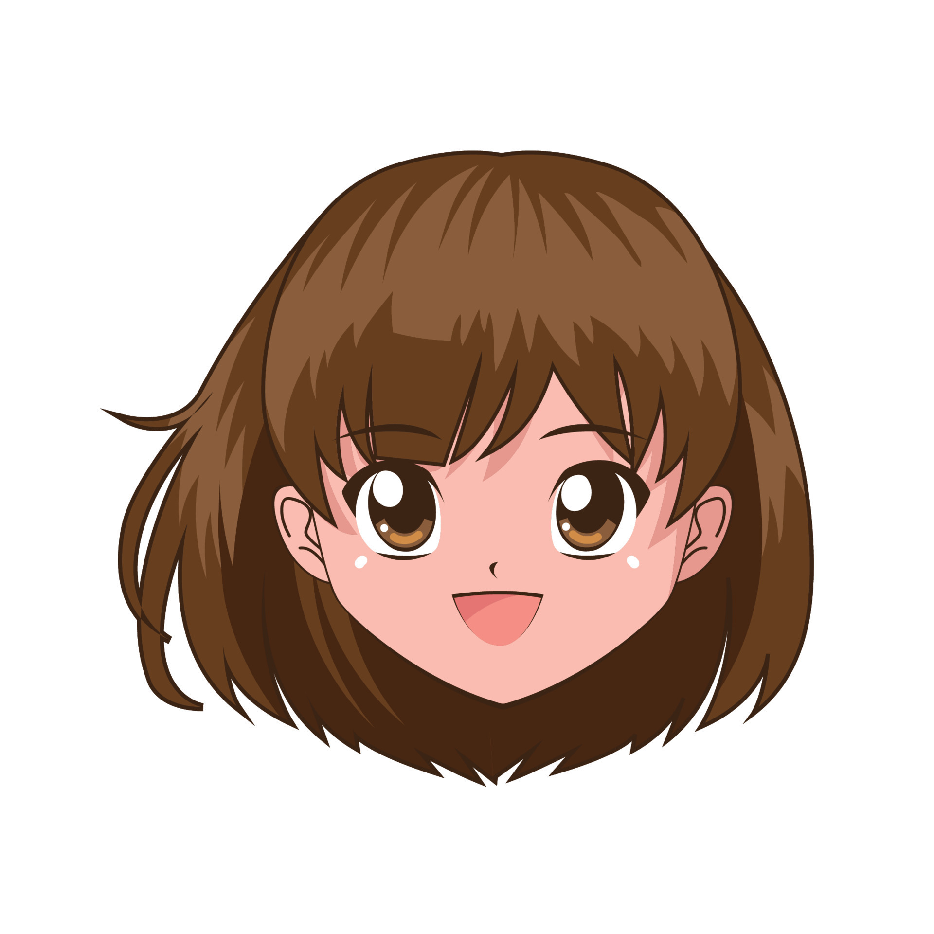 Anime Girl Short Hair 11208561 Vector Art At Vecteezy Anime Girl Short Hair 11208561 Vector Art At Vecteezy