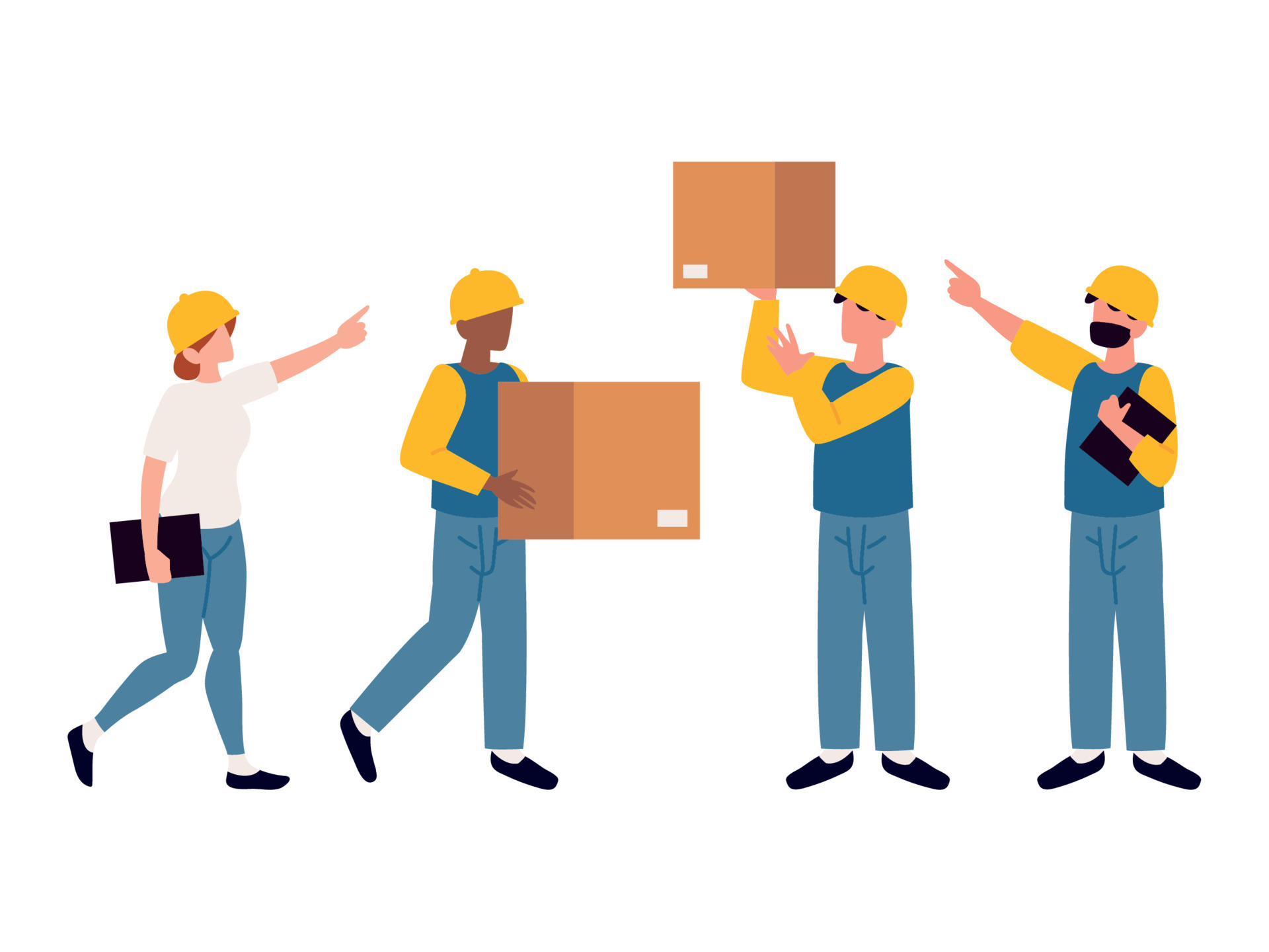 warehouse workers icons 11209059 Vector Art at Vecteezy warehouse workers icons 11209059 Vector Art at Vecteezy