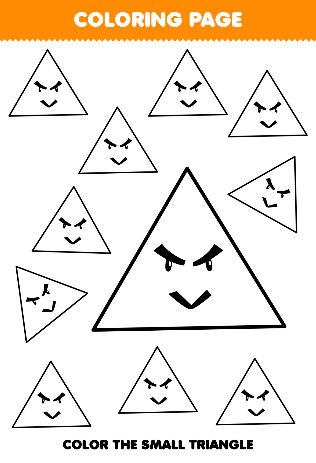Coloring Pages Shape Triangle Coloring Pages Shape Triangle