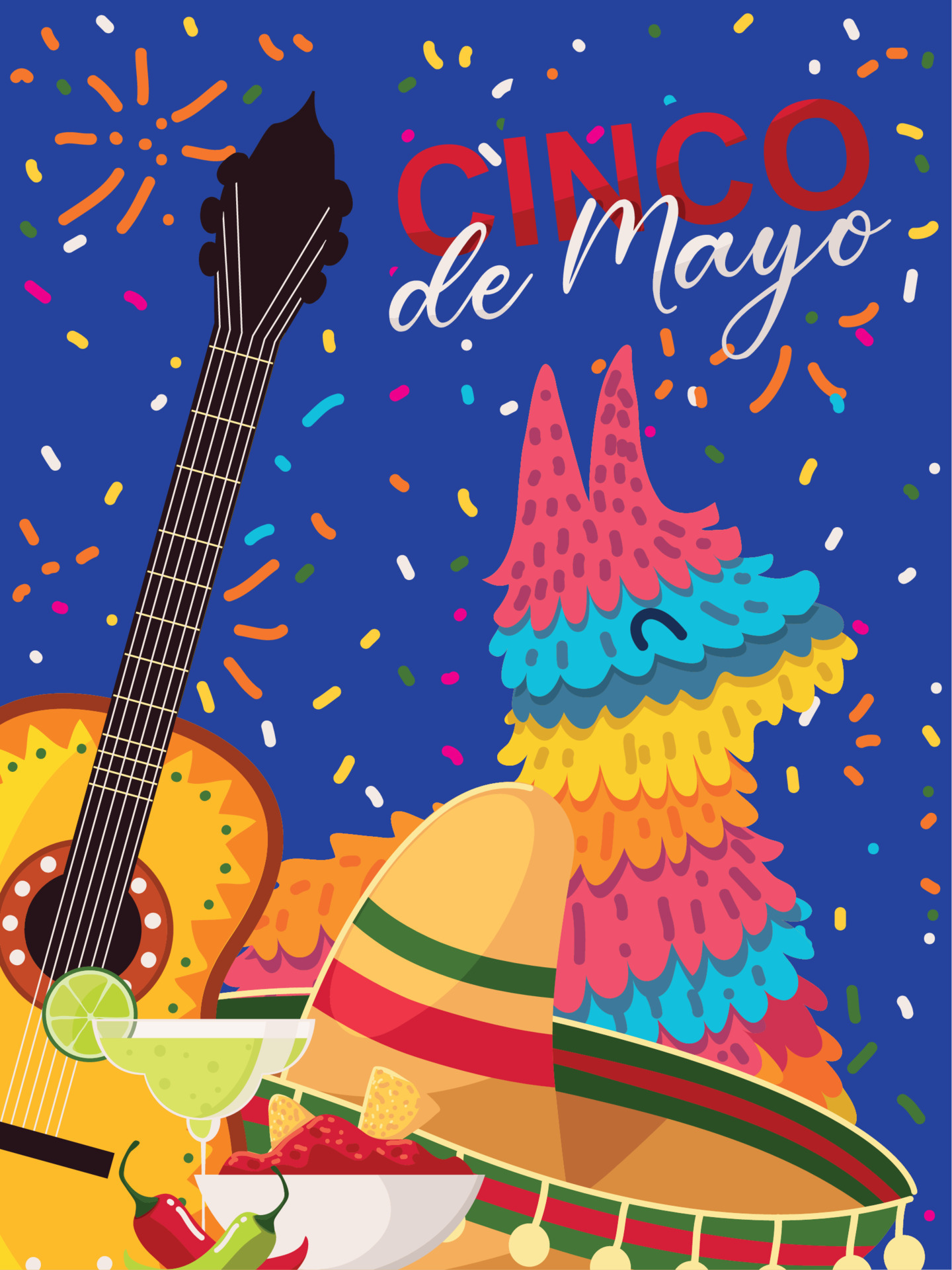 Cinco de Mayo party card 11212981 Vector Art at Vecteezy