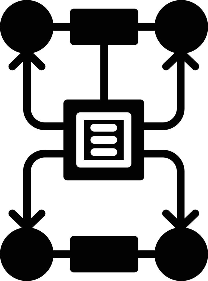 Sever Connection Glyph Icon 11214659 Vector Art at Vecteezy