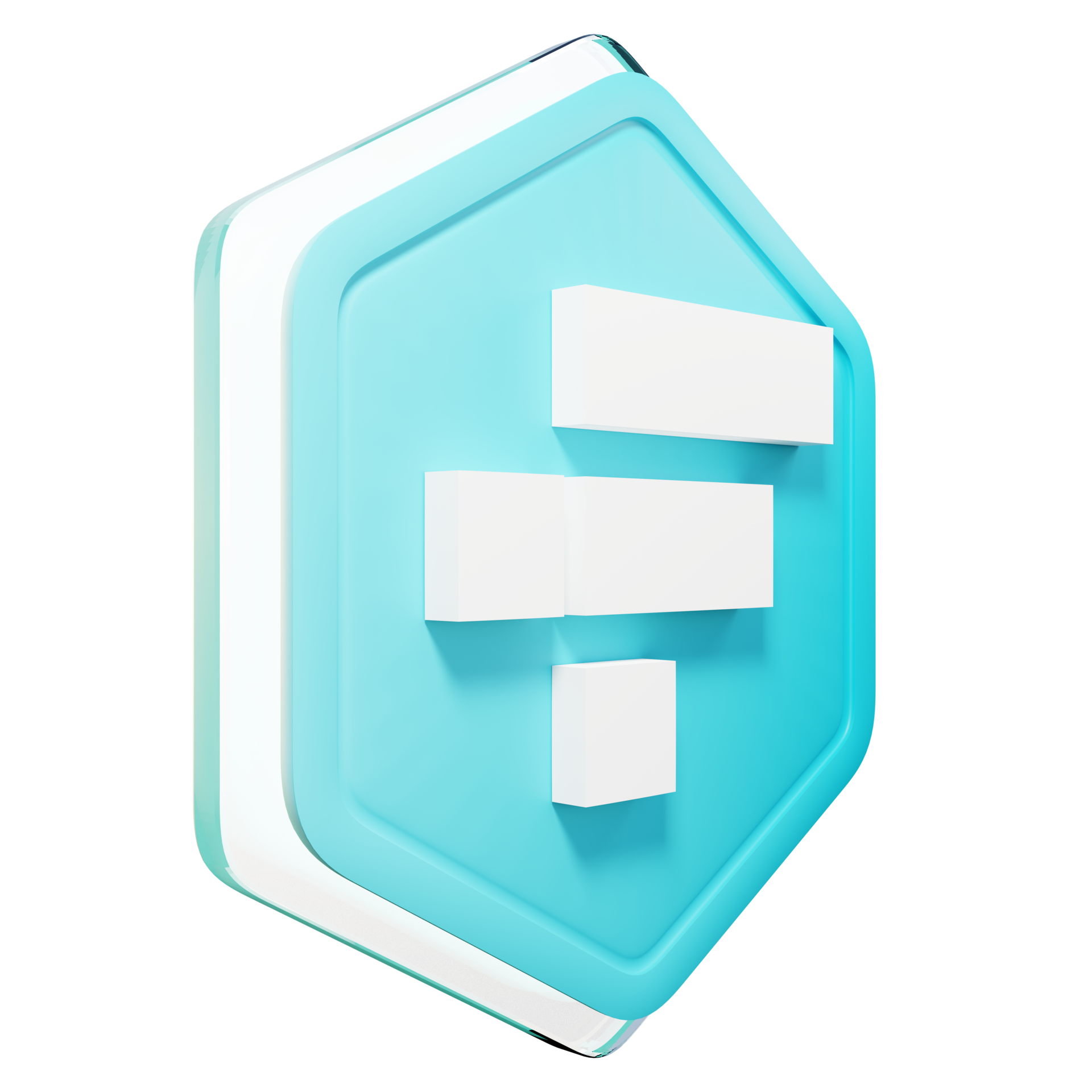 Ftx Token Ftt Abzeichen Krypto 3d Rendering 11224499 Png