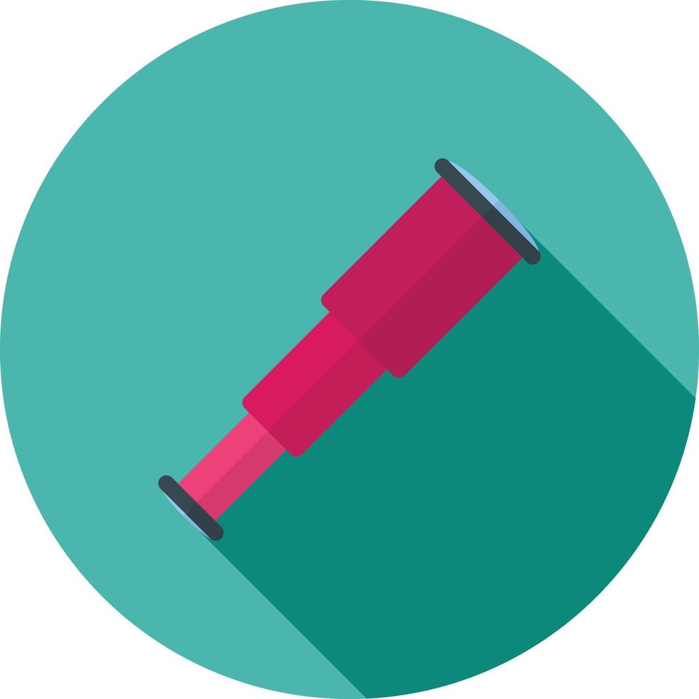 Telescope Flat Long Shadow Icon 11226697 Vector Art at Vecteezy