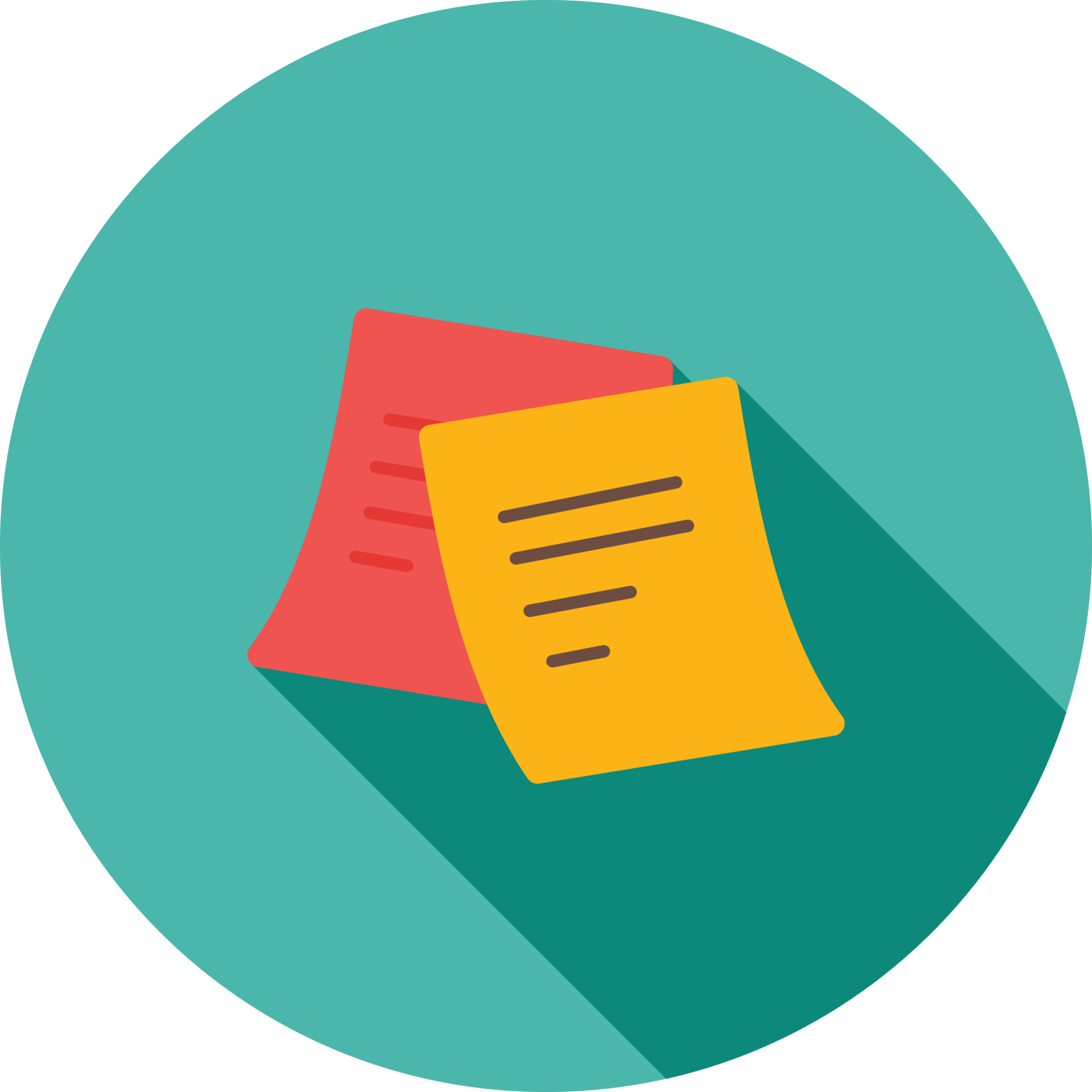 Sticky Notes Flat Long Shadow Icon 11226746 Vector Art at Vecteezy