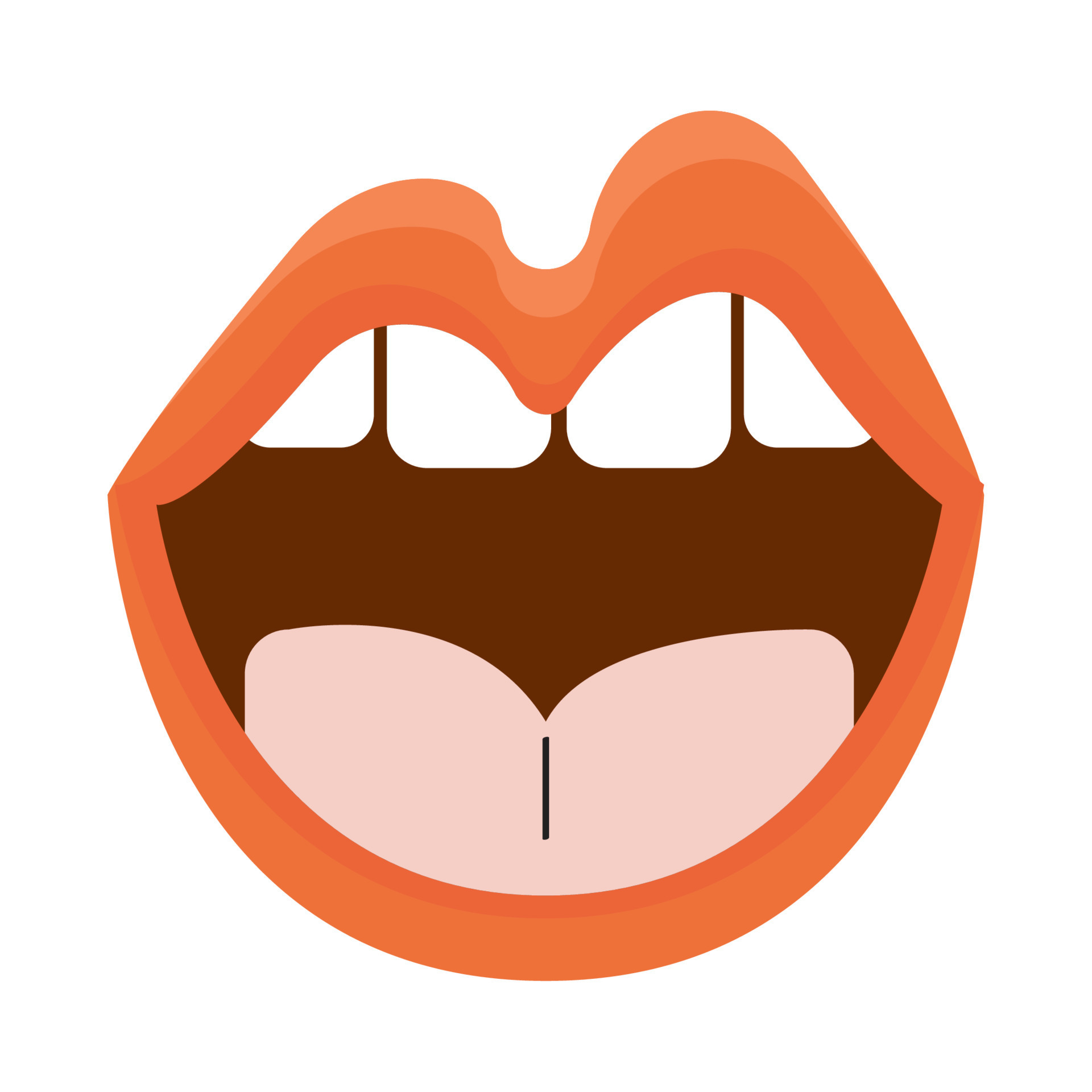 female mouth open 11234270 Vector Art at Vecteezy