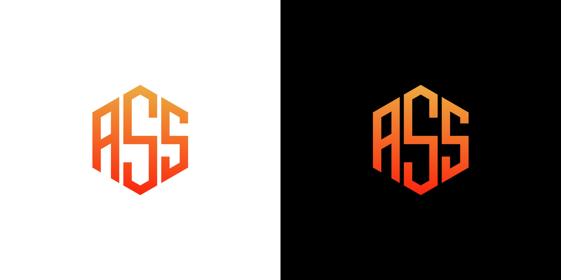 Ass Letter Logo Design Polygon Monogram Icon Vector Template 11235090 Vector Art At Vecteezy