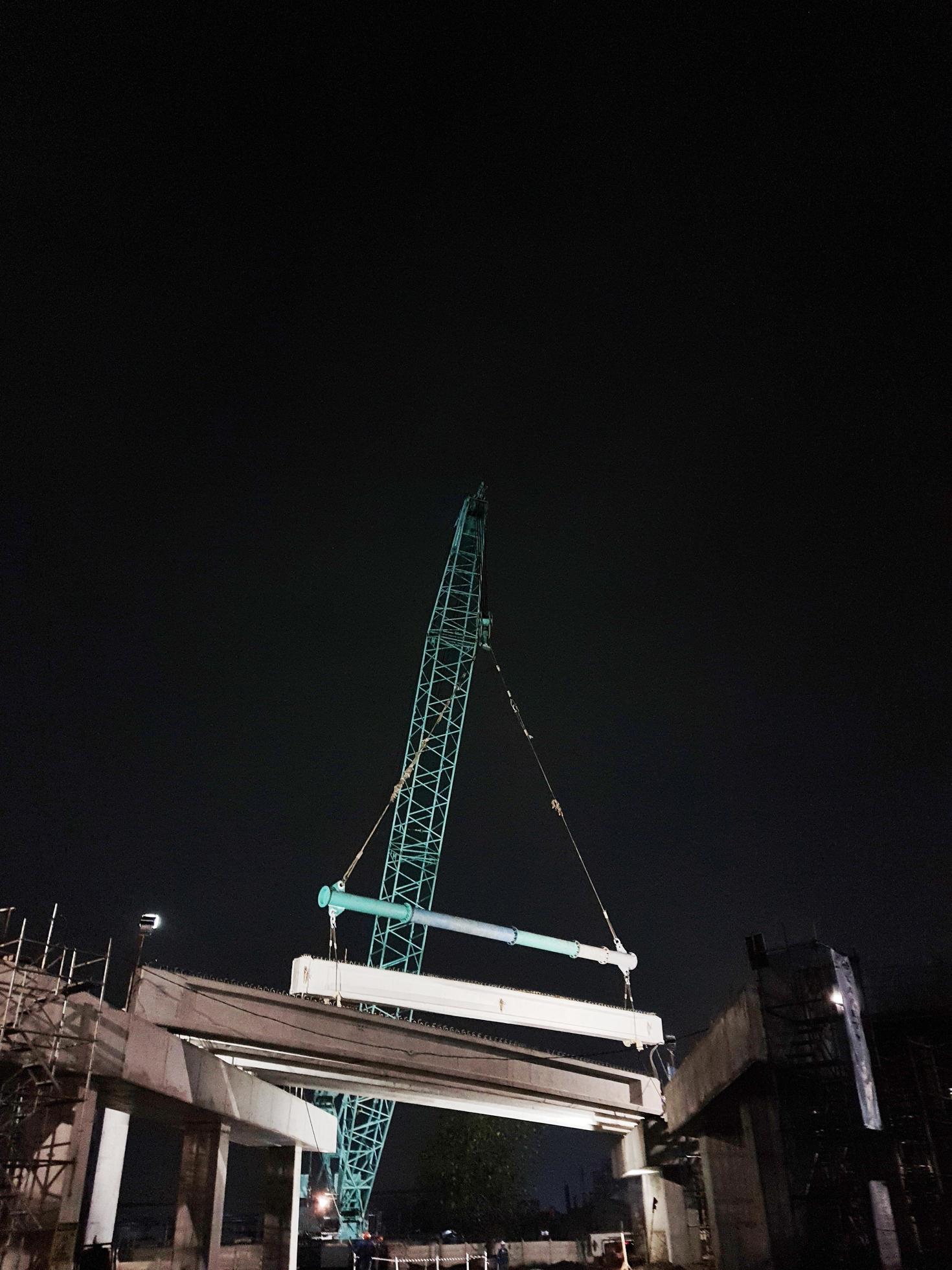 West Java, Indonesia on July 2022. A construction method of lifting ...