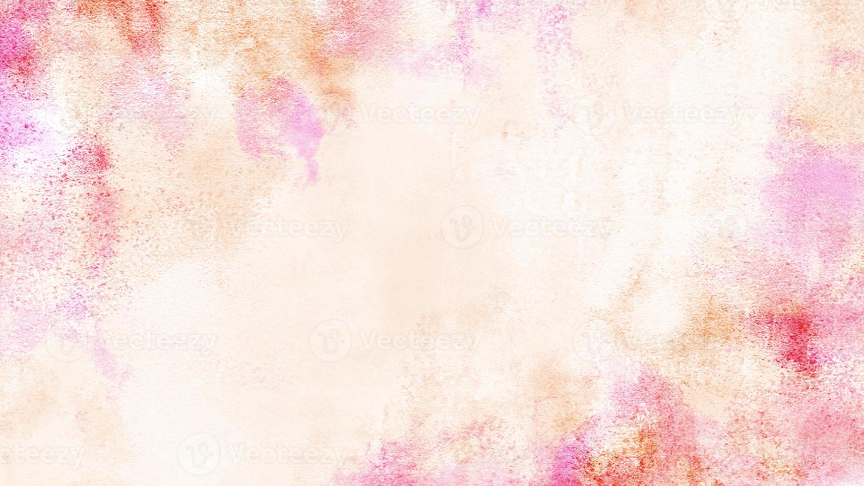 Hand painted pink and orange watercolor abstract background 11243503 ...