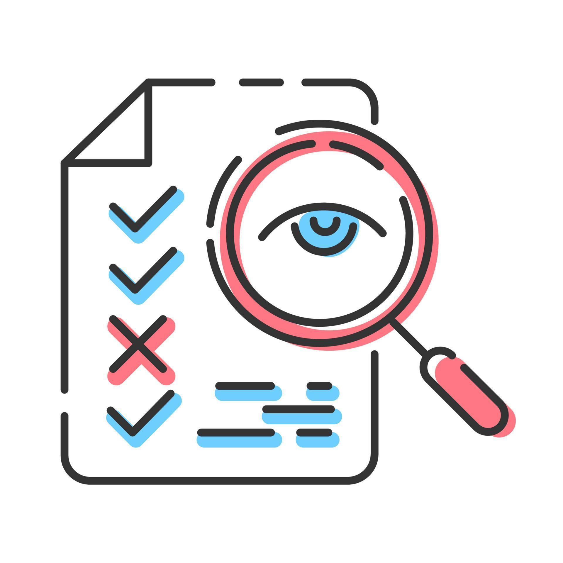 Professional Proofreading Service Color Icon Text Editing Mistake
