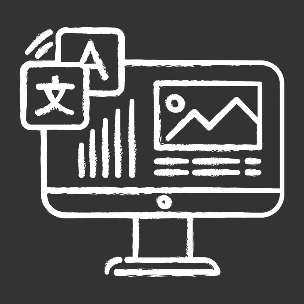 Proofreading Service Chalk Icon Professional Proofreader Text Editing Mistake Correction