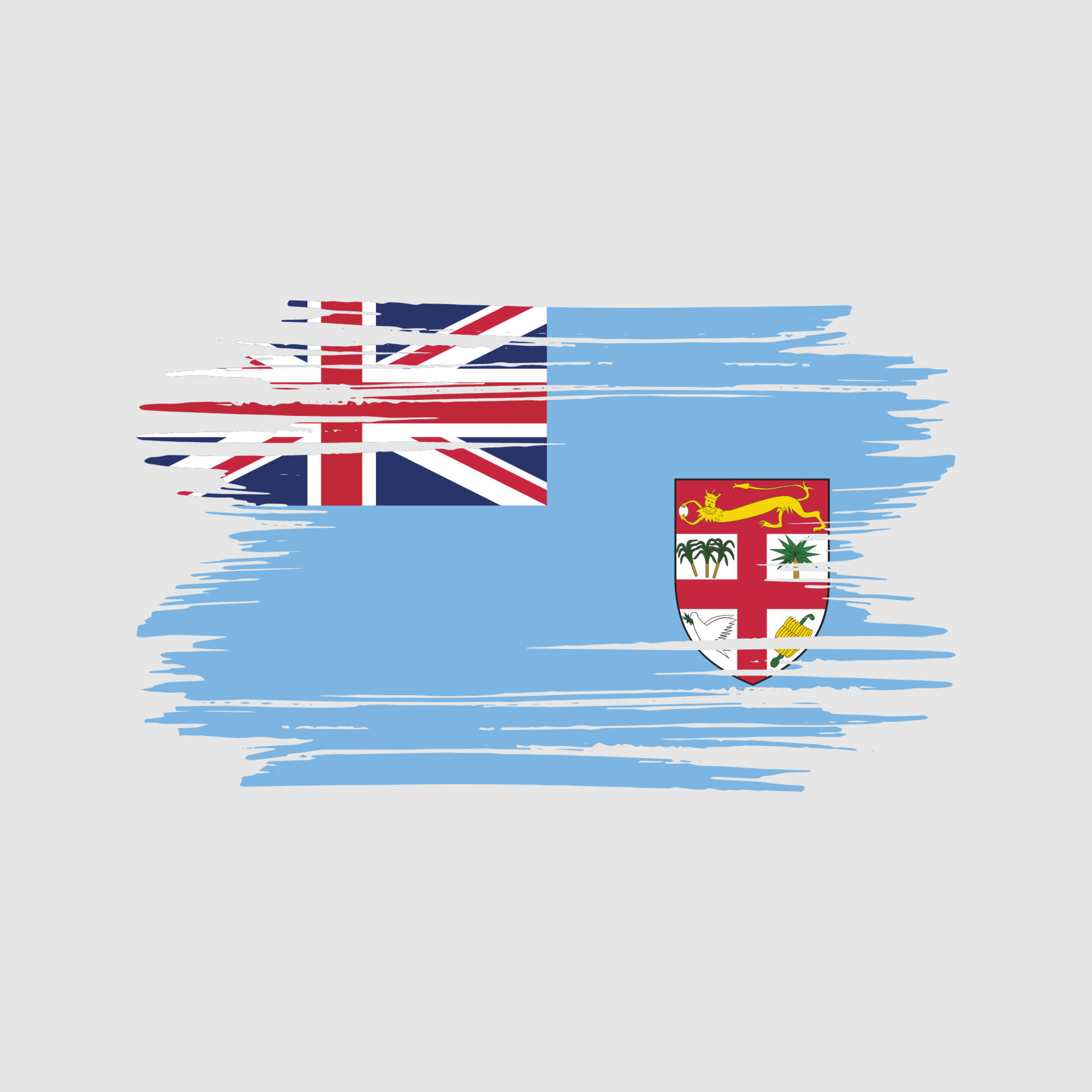 Fiji Flag Brush Strokes National Flag 11245968 Vector Art At Vecteezy