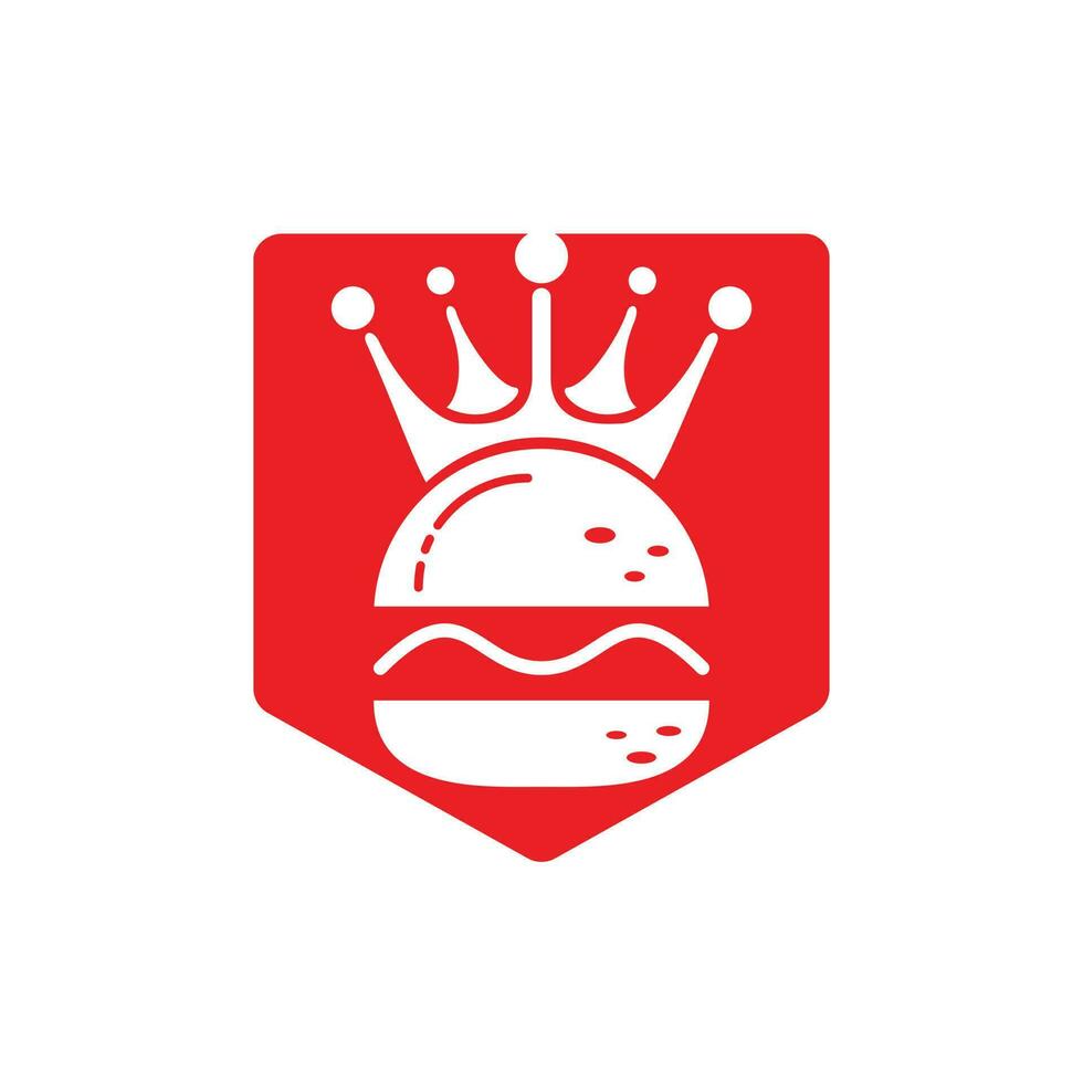 Burger King Vector Logo Design Burger With Crown Icon Logo Concept 11248968 Vector Art At Vecteezy