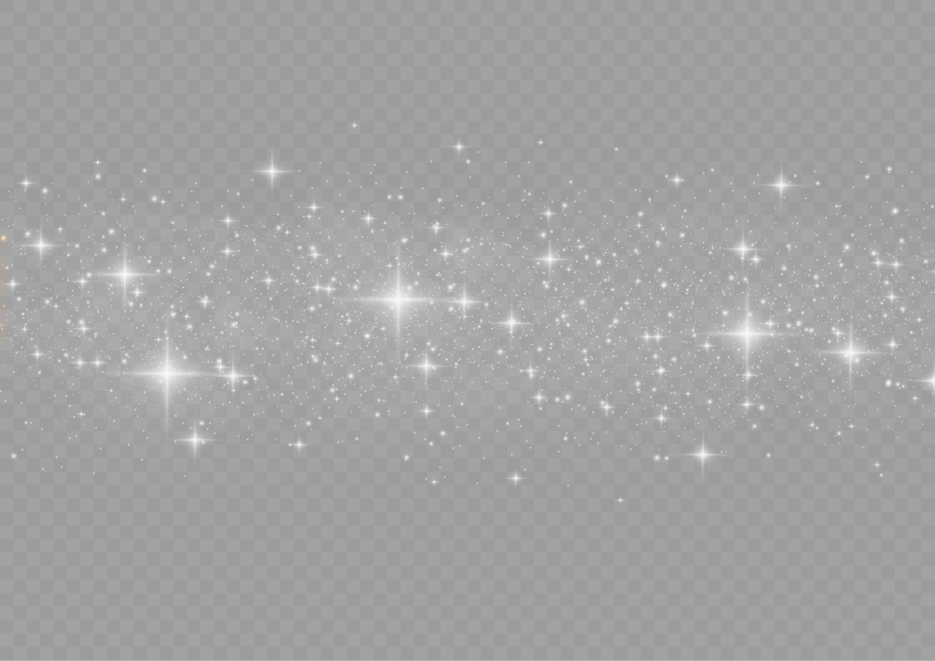 White sparks glitter special light effect. Vector sparkles. Christmas ...