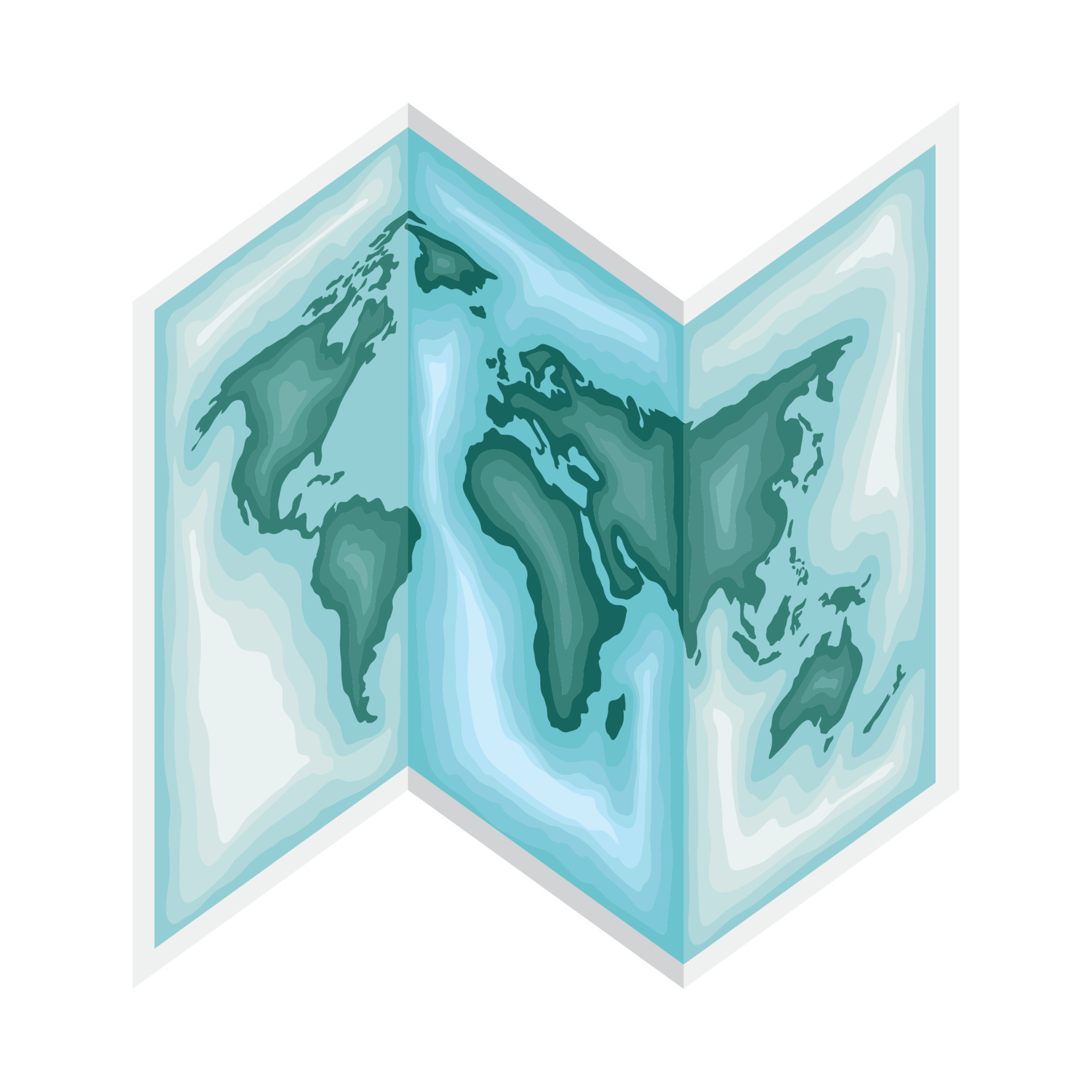 paper map guide 11251480 Vector Art at Vecteezy