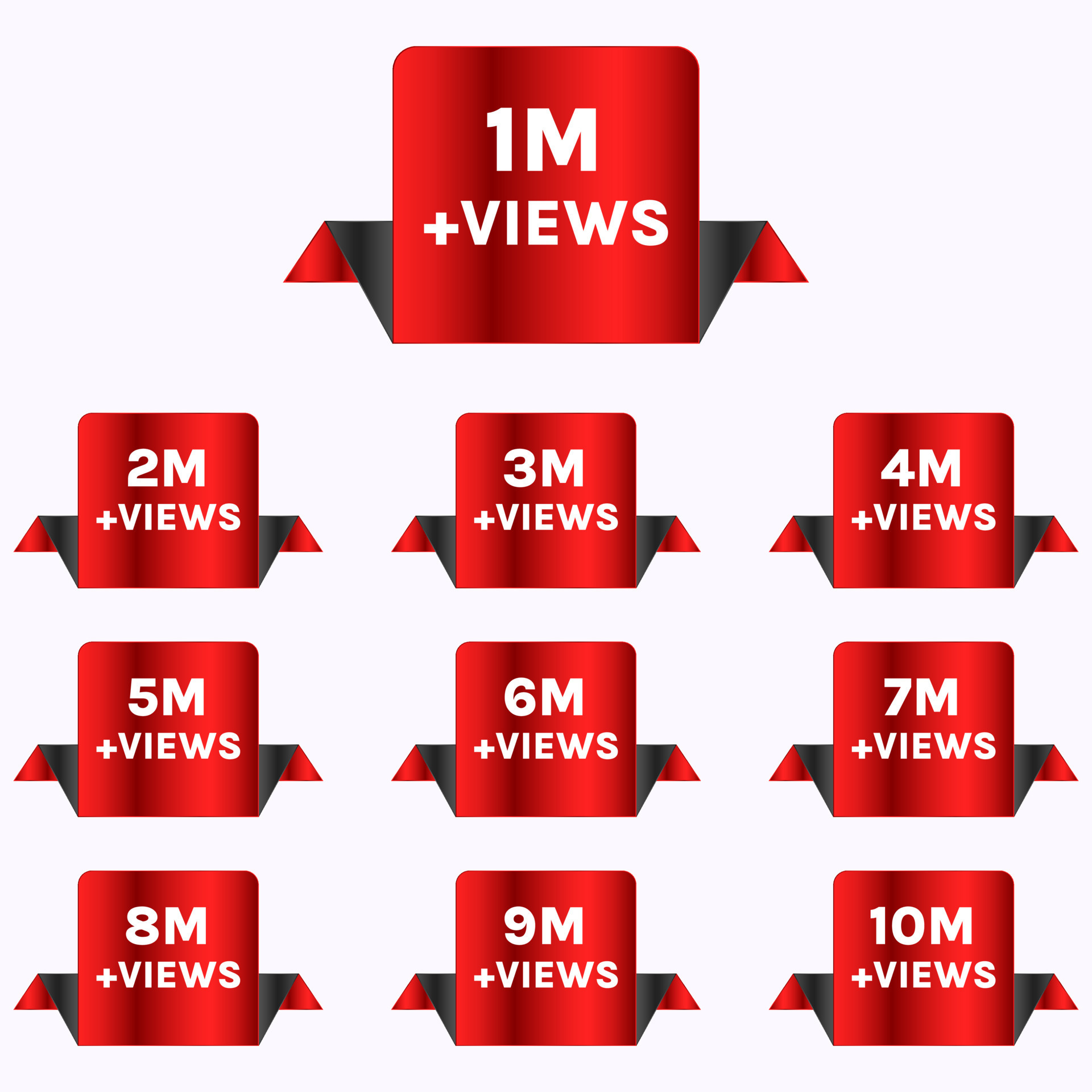 1M views celebration background design. 1 million views to 10 million ... 1M views celebration background design. 1 million views to 10 million ...