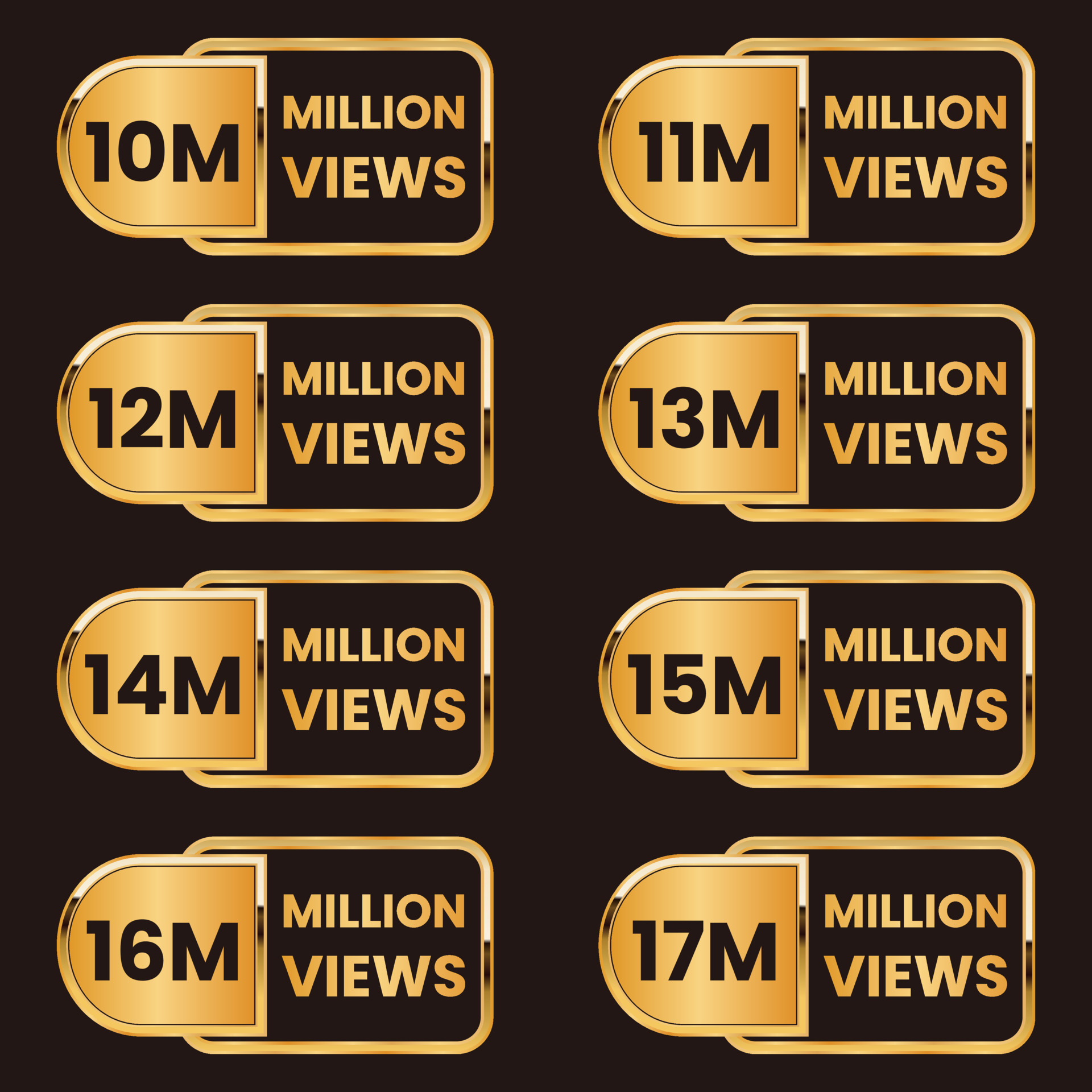 10 million views to 17 million plus views celebration background design ... 10 million views to 17 million plus views celebration background design ...