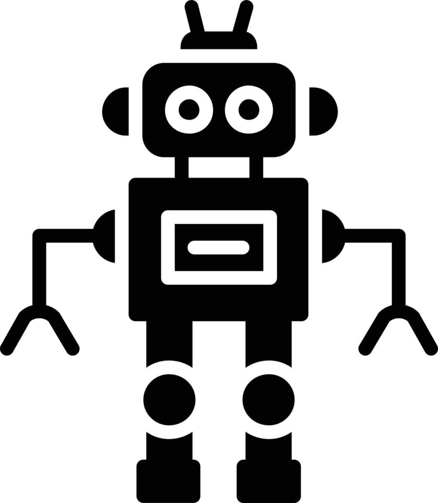 Robot Glyph Icon 11260253 Vector Art at Vecteezy