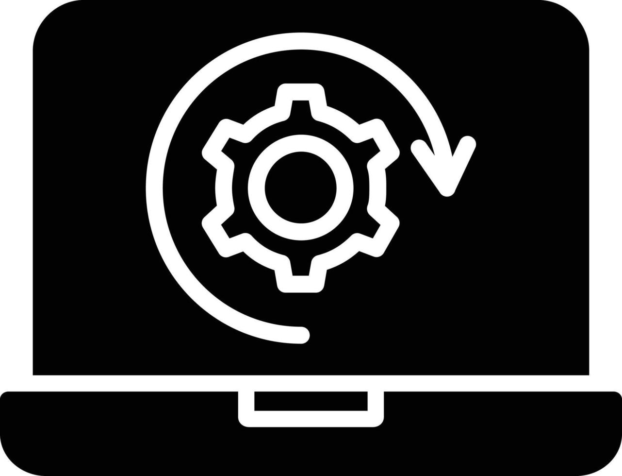 Mechanical Process Glyph Icon 11260700 Vector Art at Vecteezy