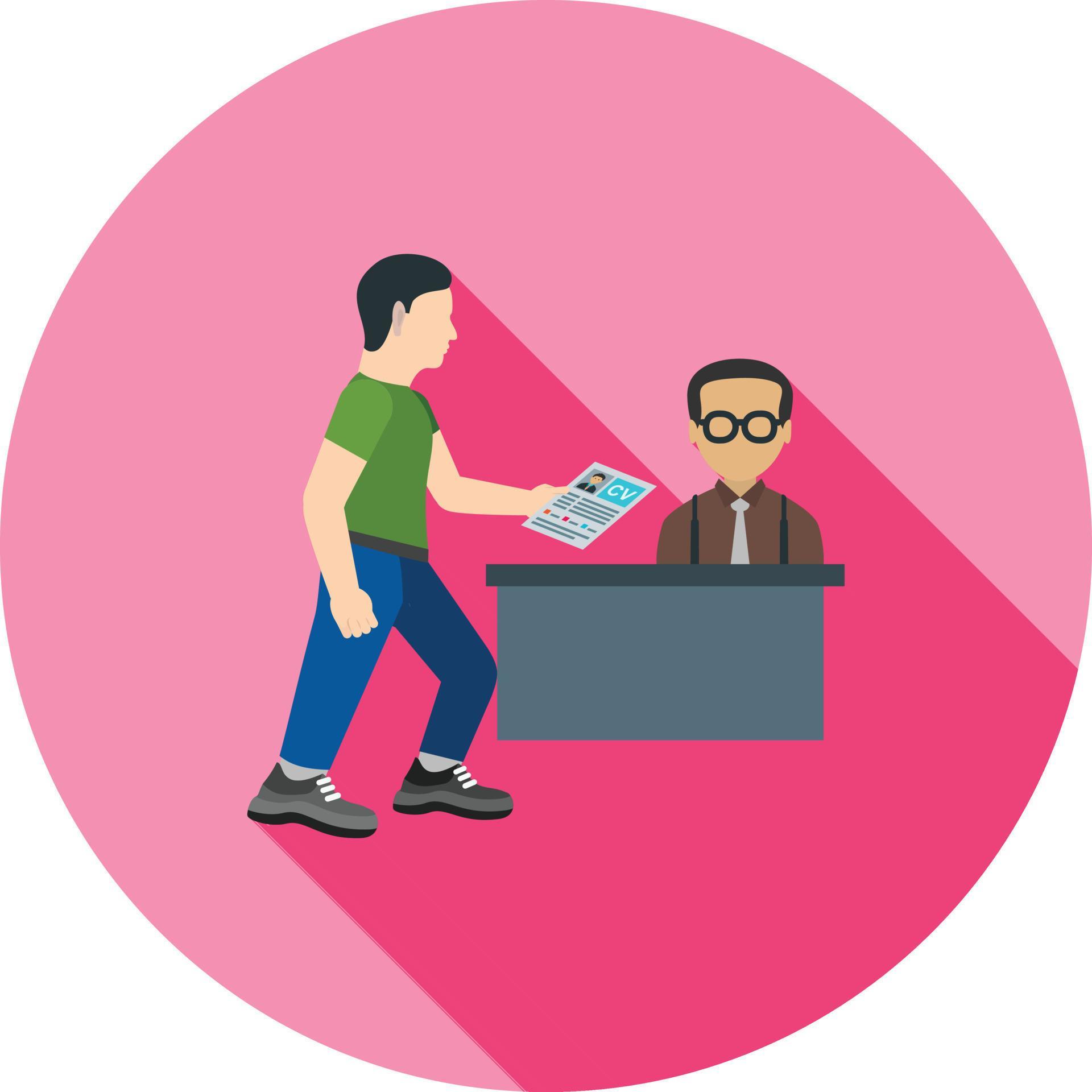 Submitting Documents Flat Long Shadow Icon 11265634 Vector Art at Vecteezy