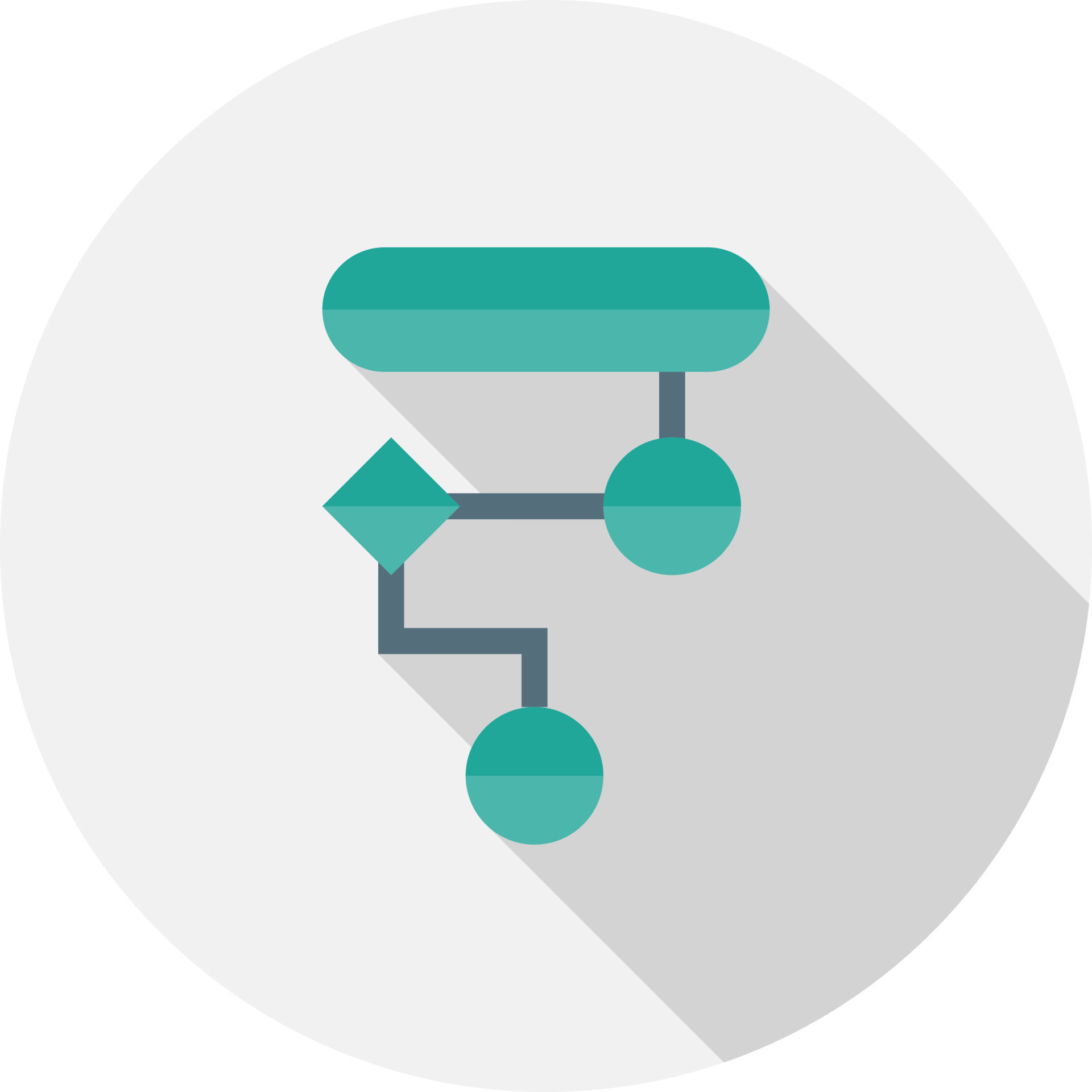 Design Algorithm Flat Long Shadow Icon 11266264 Vector Art At Vecteezy