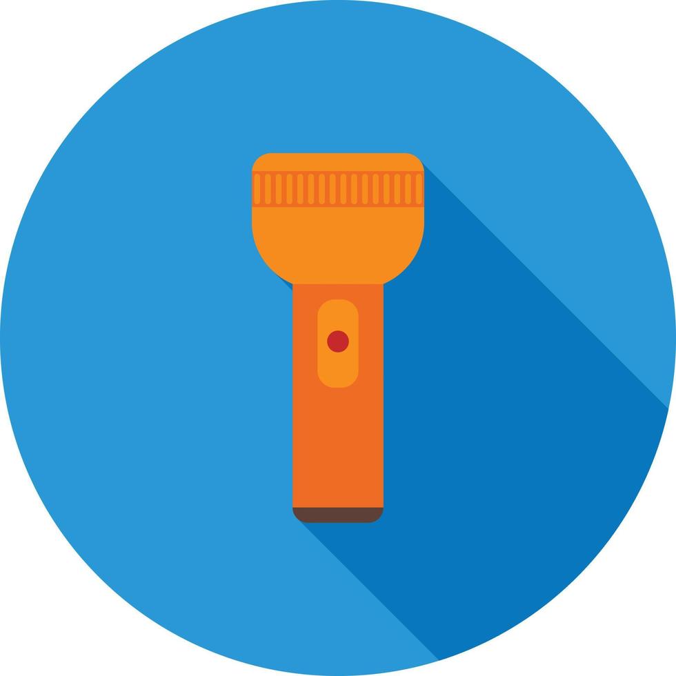 Flashlight Flat Long Shadow Icon 11266664 Vector Art at Vecteezy