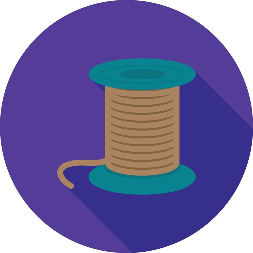 Thread Flat Long Shadow Icon 11266713 Vector Art at Vecteezy