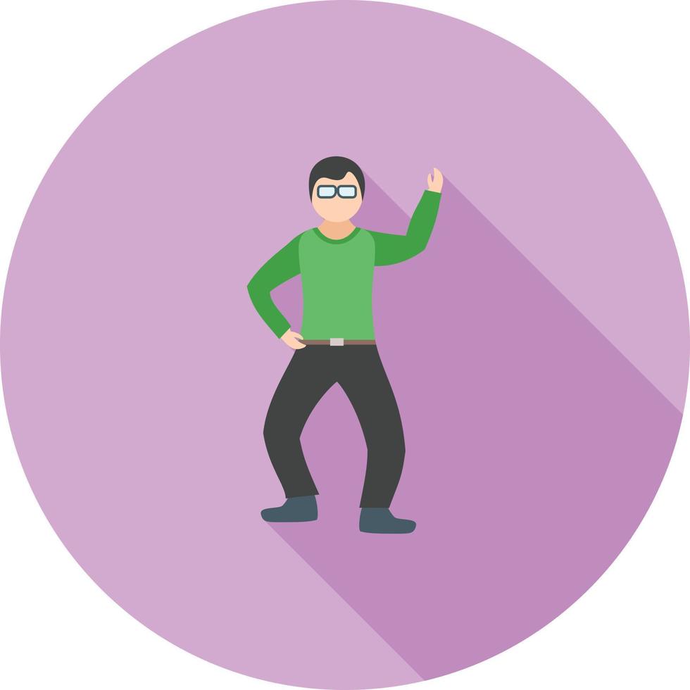 Crazy Flat Long Shadow Icon 11267474 Vector Art at Vecteezy