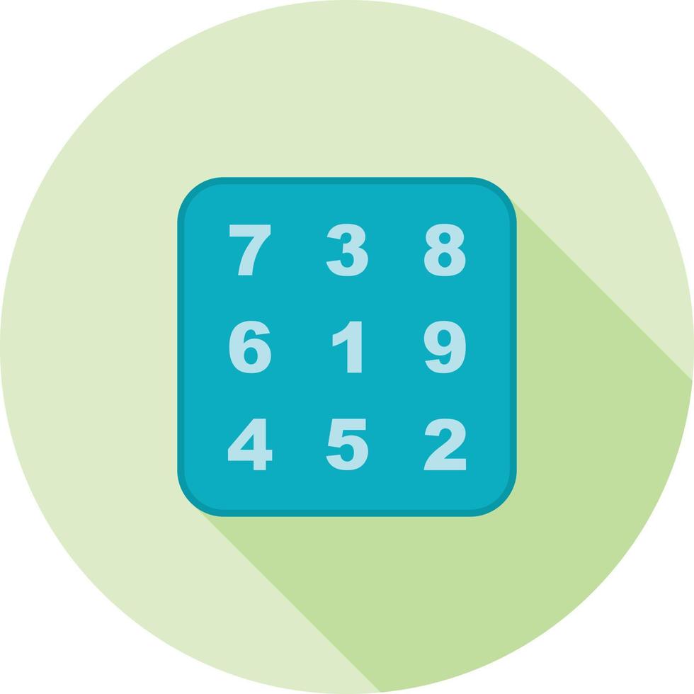 Number Theory Flat Long Shadow Icon 11267751 Vector Art At Vecteezy