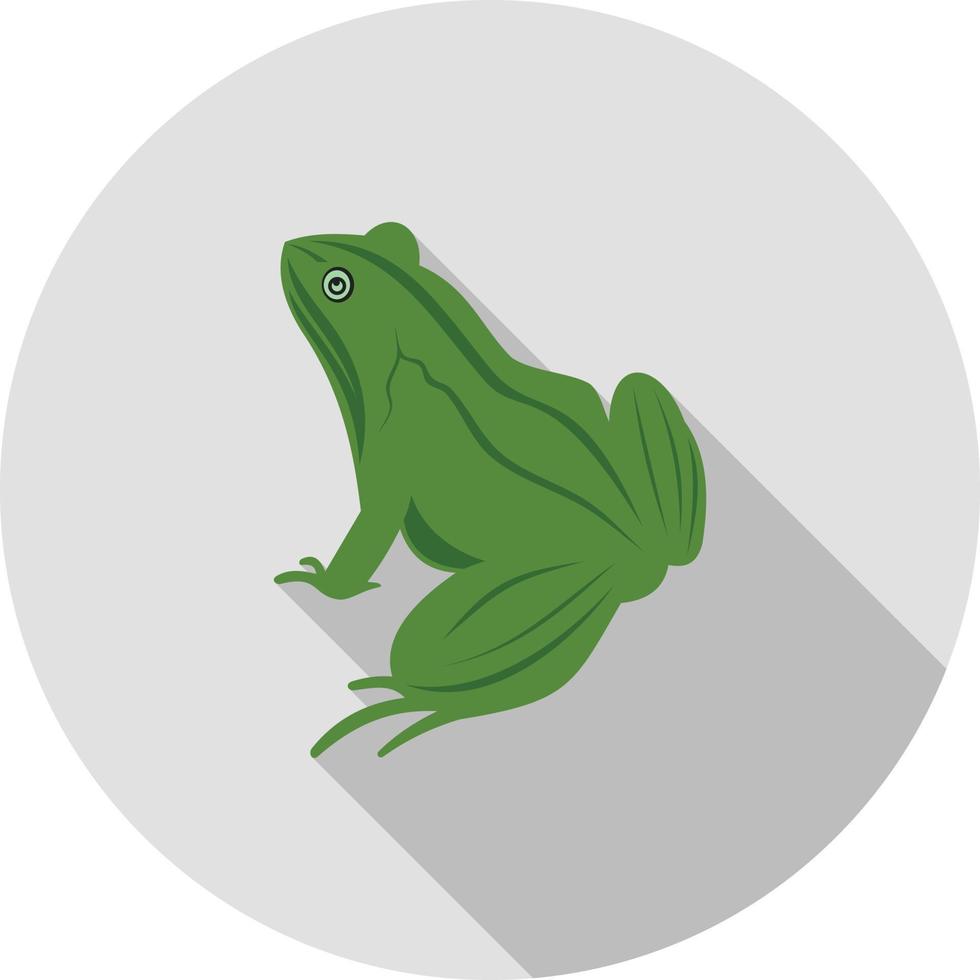 Frog Flat Long Shadow Icon 11267783 Vector Art at Vecteezy