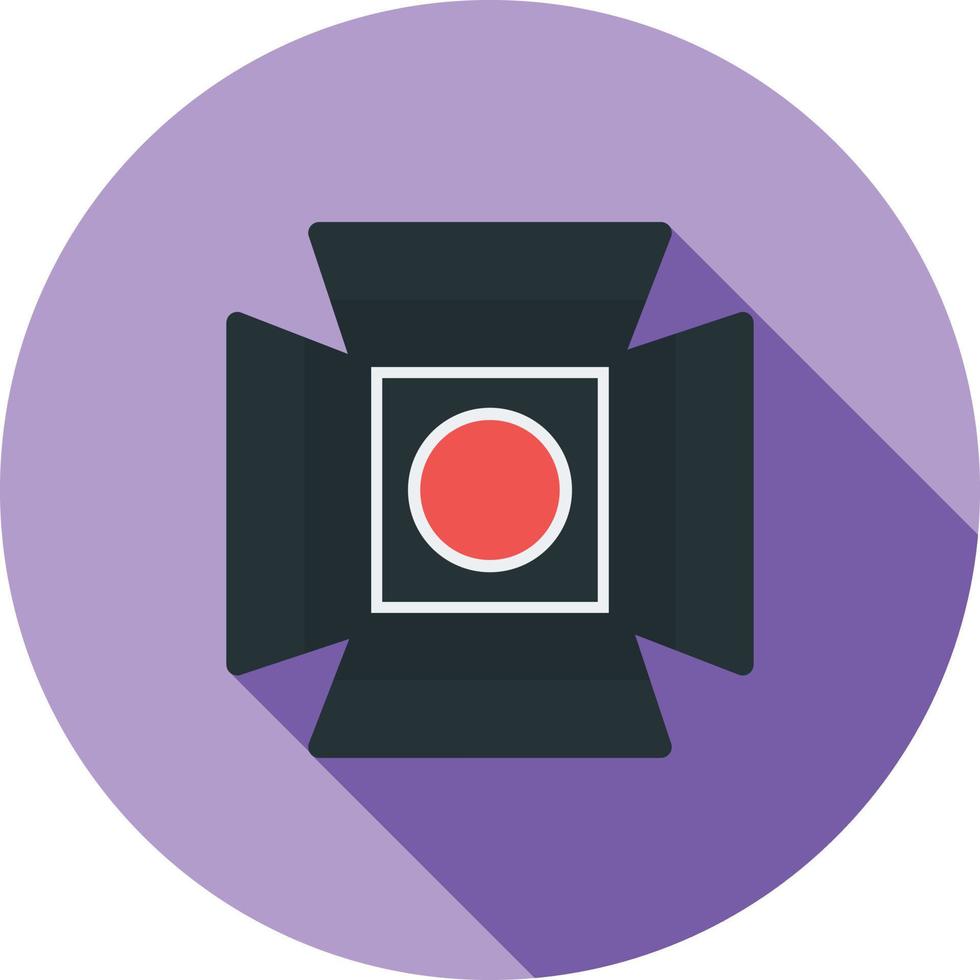 Lights Flat Long Shadow Icon 11268074 Vector Art at Vecteezy