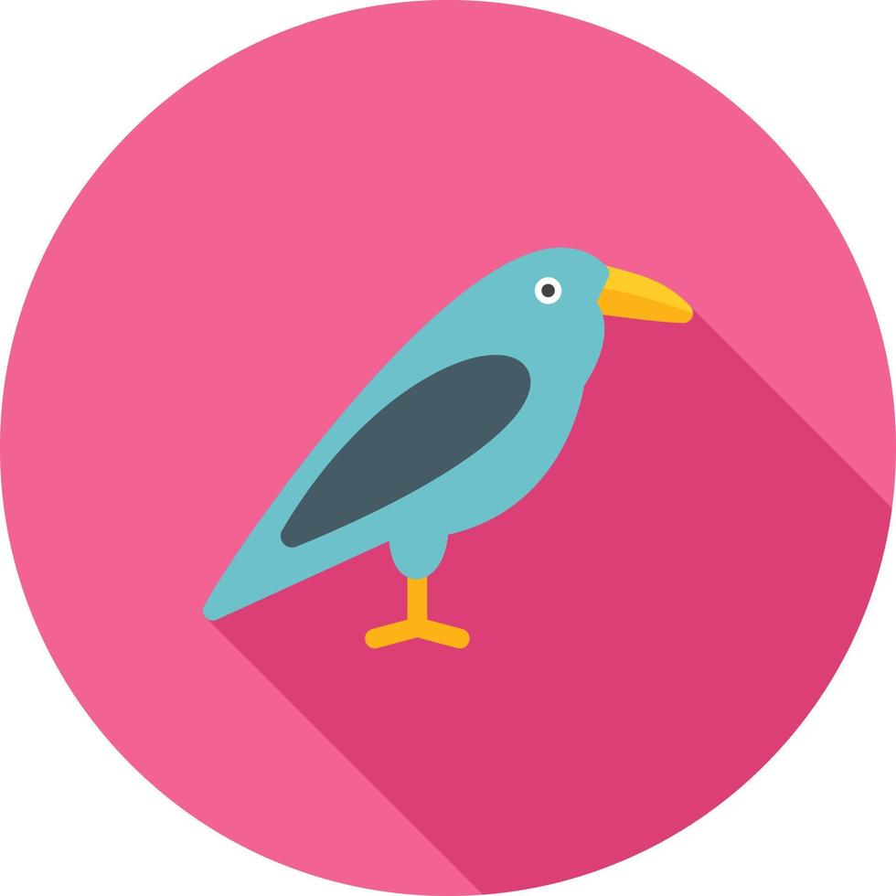 Bird Flat Long Shadow Icon 11268160 Vector Art at Vecteezy