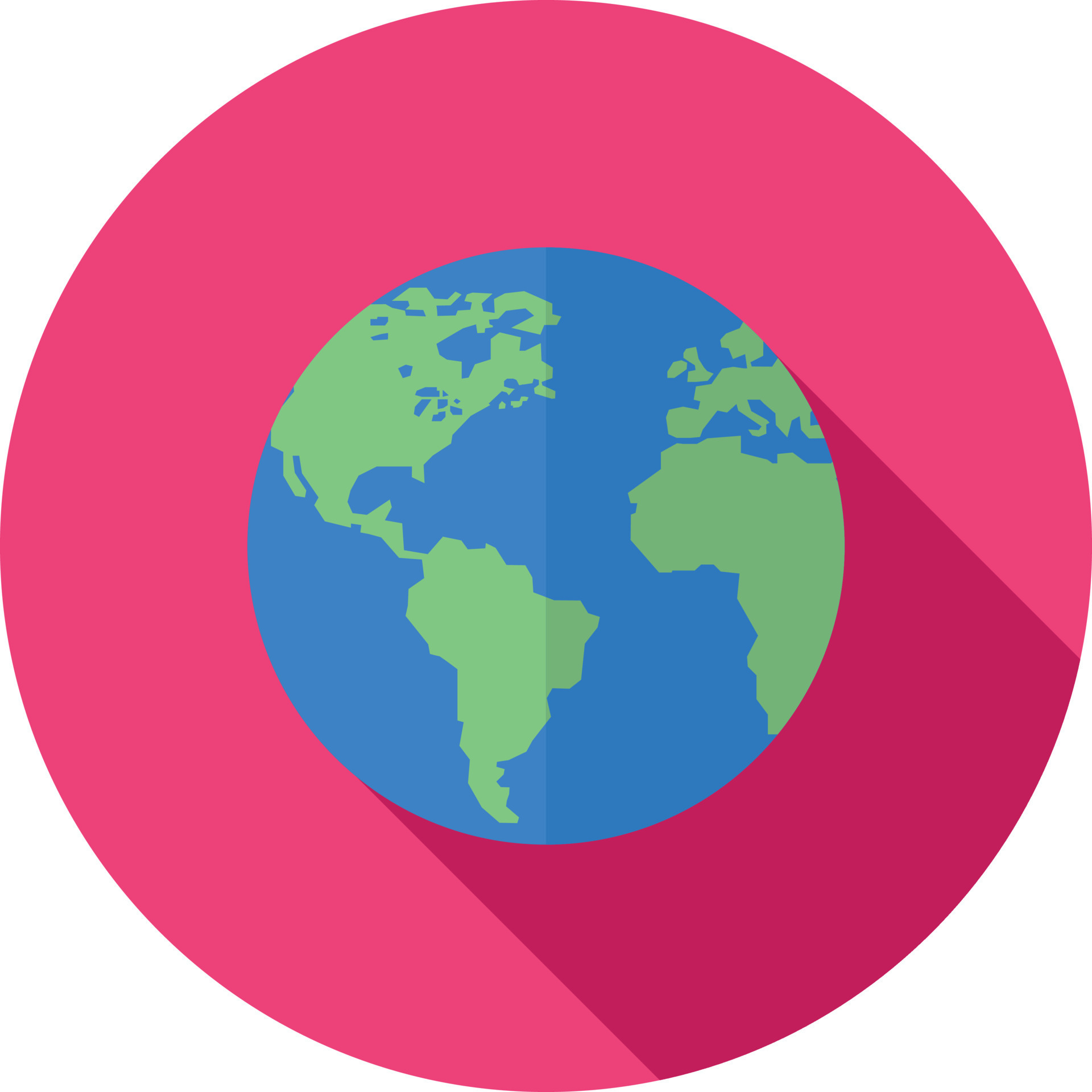 Earth Flat Long Shadow Icon 11268873 Vector Art at Vecteezy