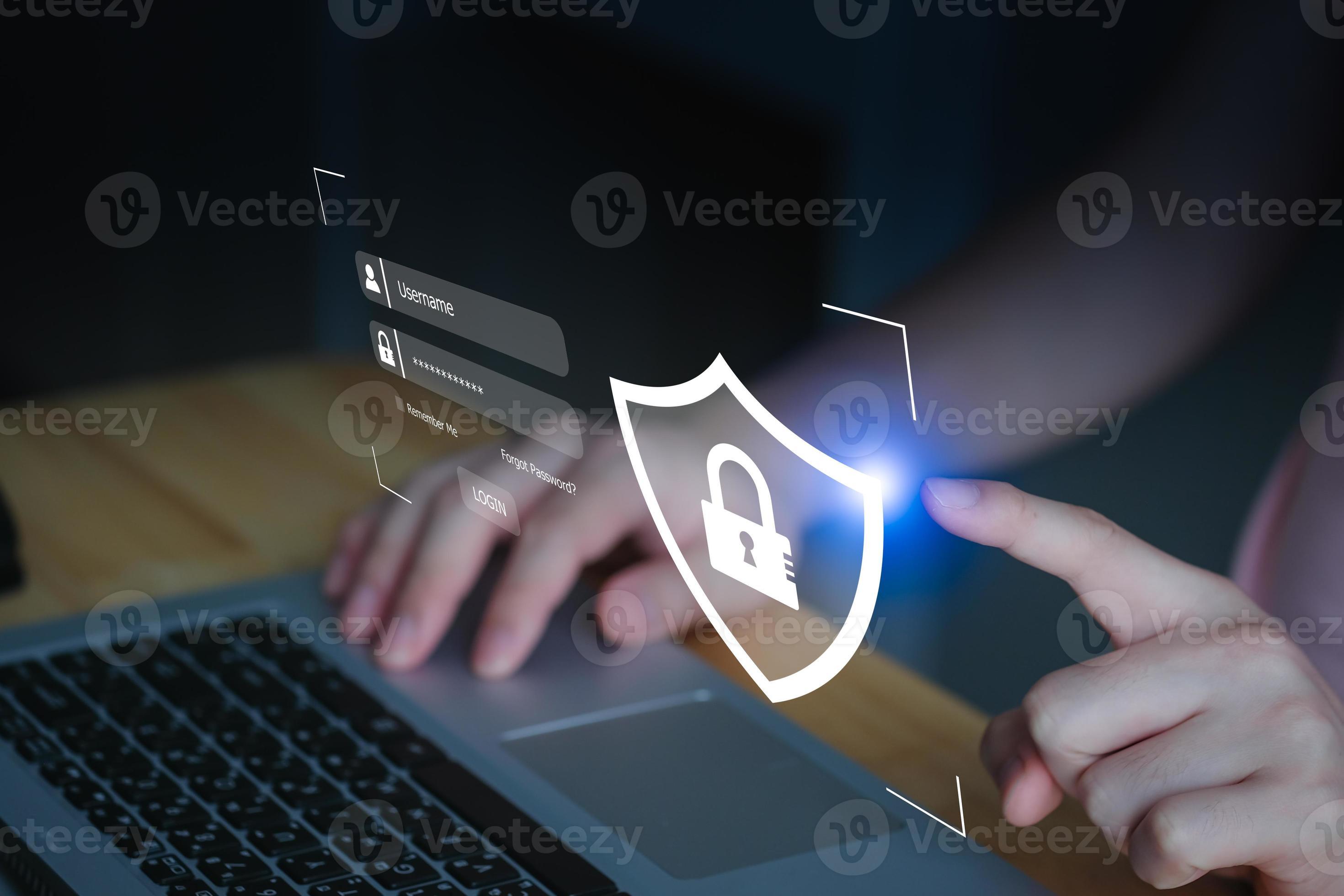 Cyber Security Concept Protection Of Privacy Personal Data Information Security And Encryption