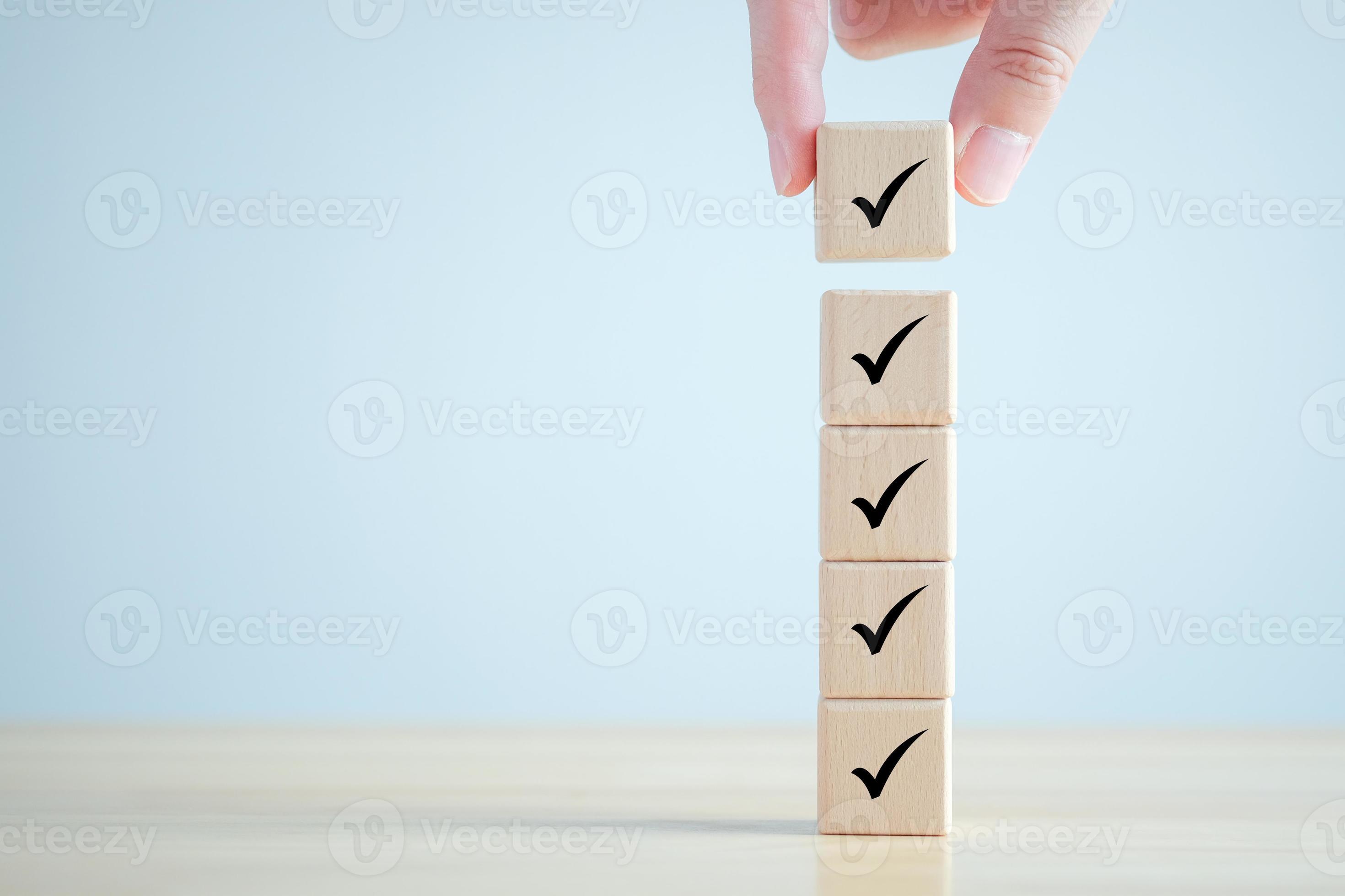 Checklist, Task list, Survey and assessment. Quality Control. Goals achievement and business ...