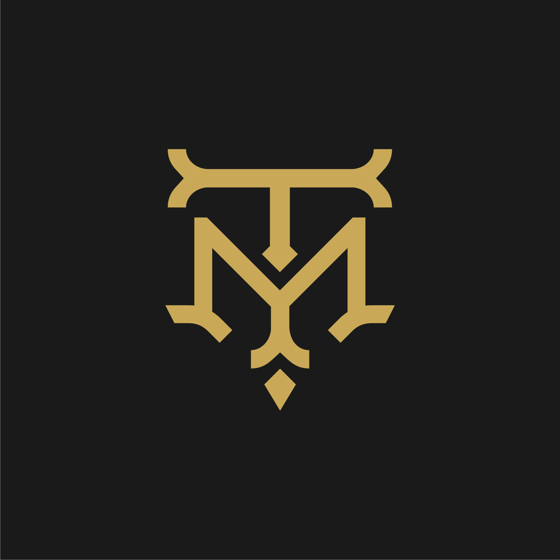 tm tm mt logo carta logotipo icono fuente monograma, elegante clásico estilo retro vintage ...