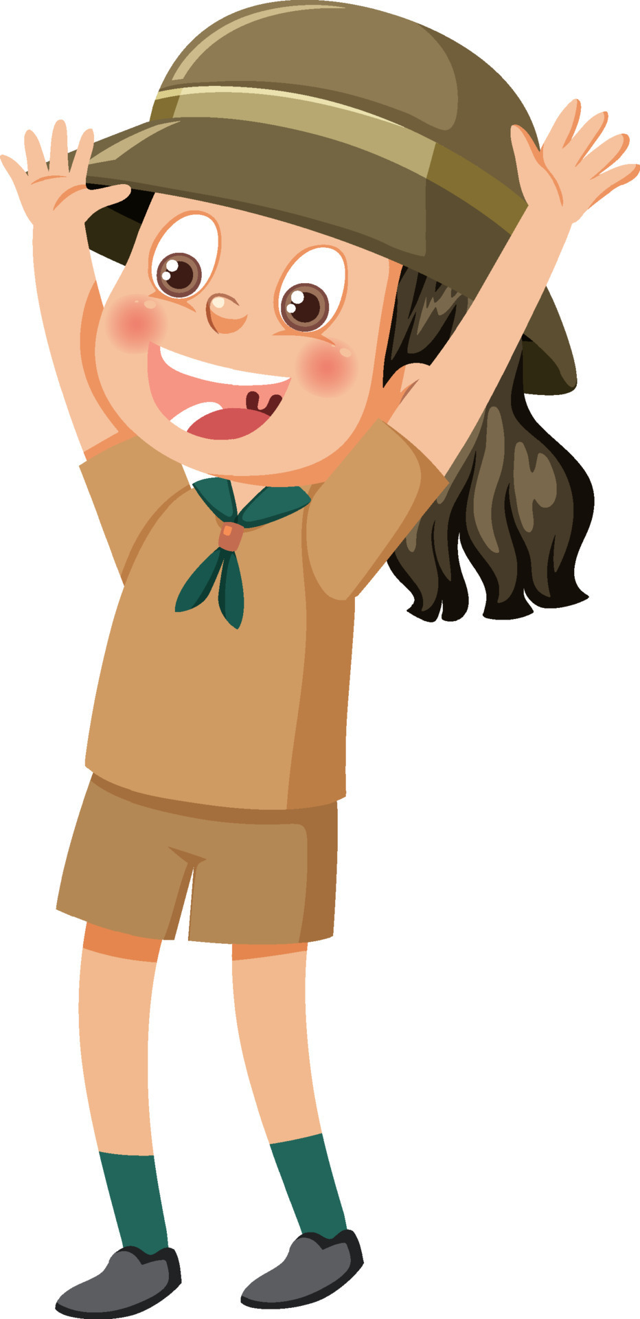 Cute Girl Scout Cover