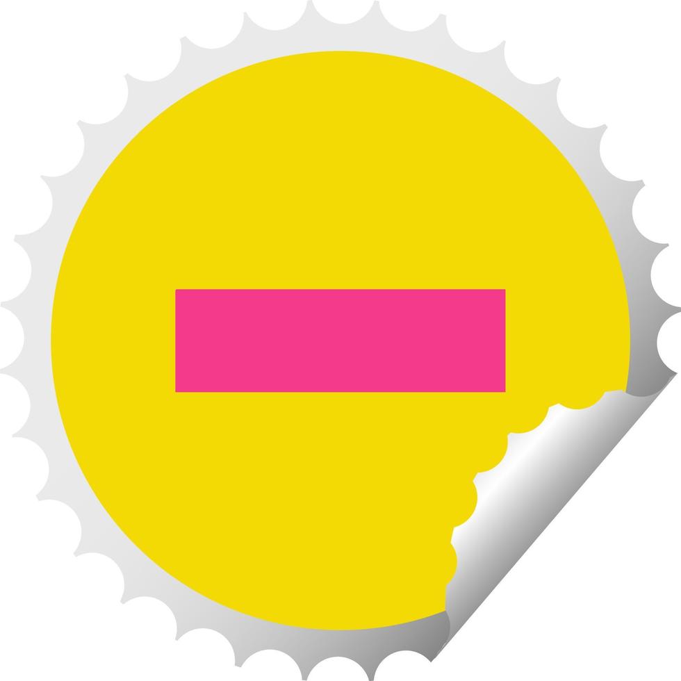 Subtraction Sign Cartoon